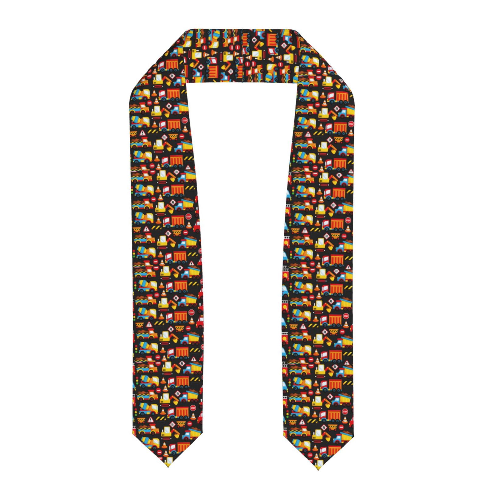 Rateoe Construction Truck Pattern Graduation Shawl Stole – Elegant ...