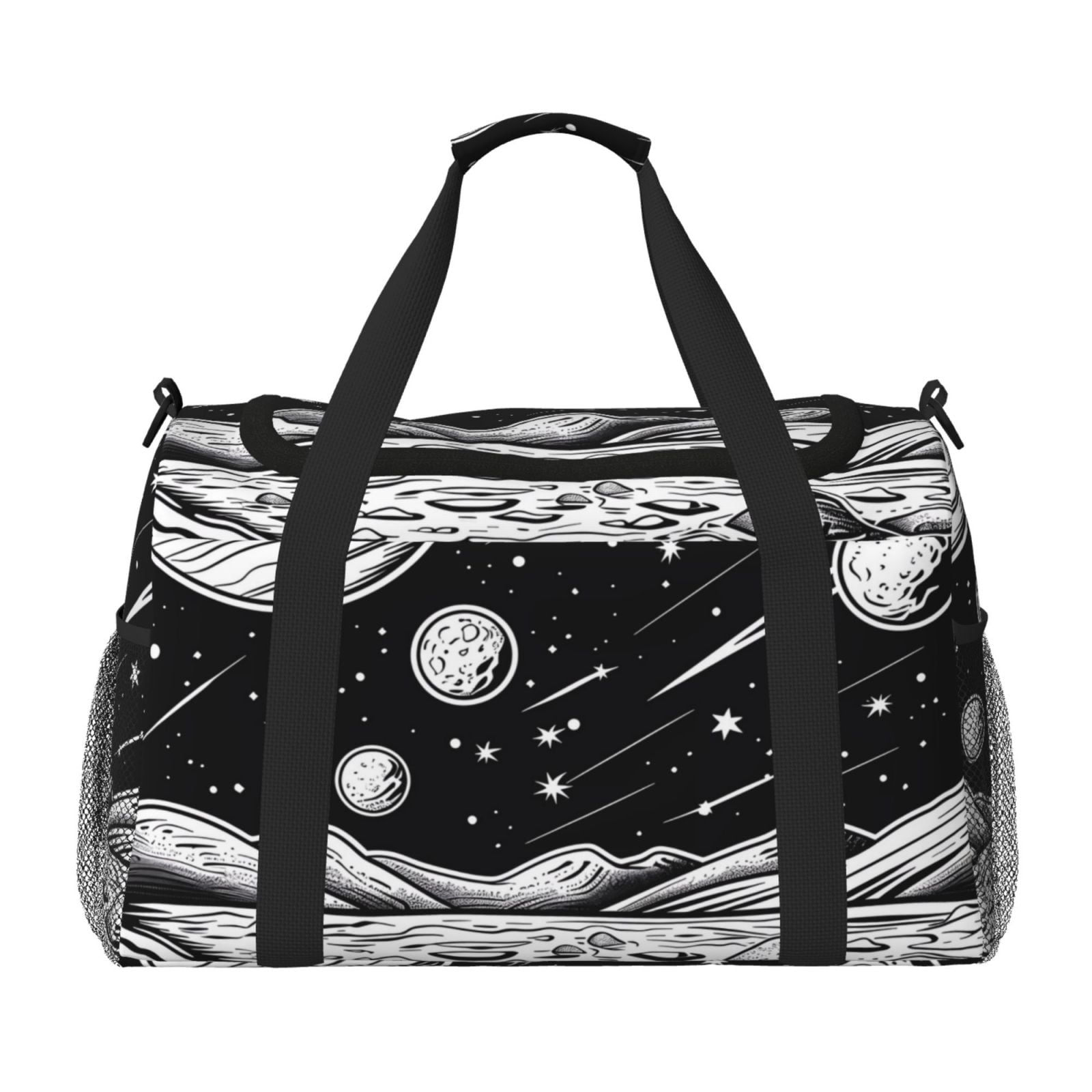 Rateoe Cosmic Landscape Celestial Art Pattern Gym Bag for Women, Duffle ...