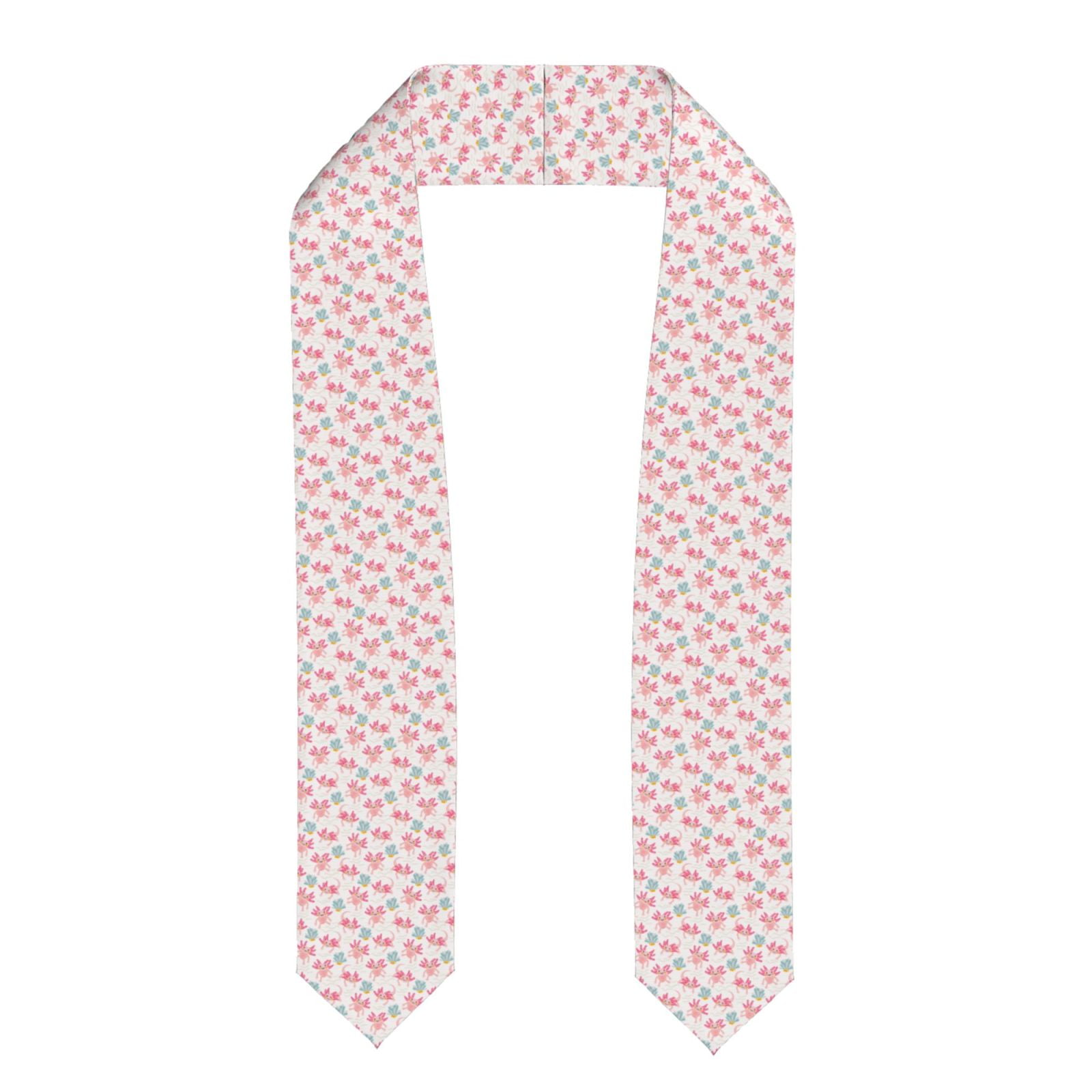 Rateoe Cute Axolotl Pattern Graduation Shawl Stole – Elegant Stole for ...