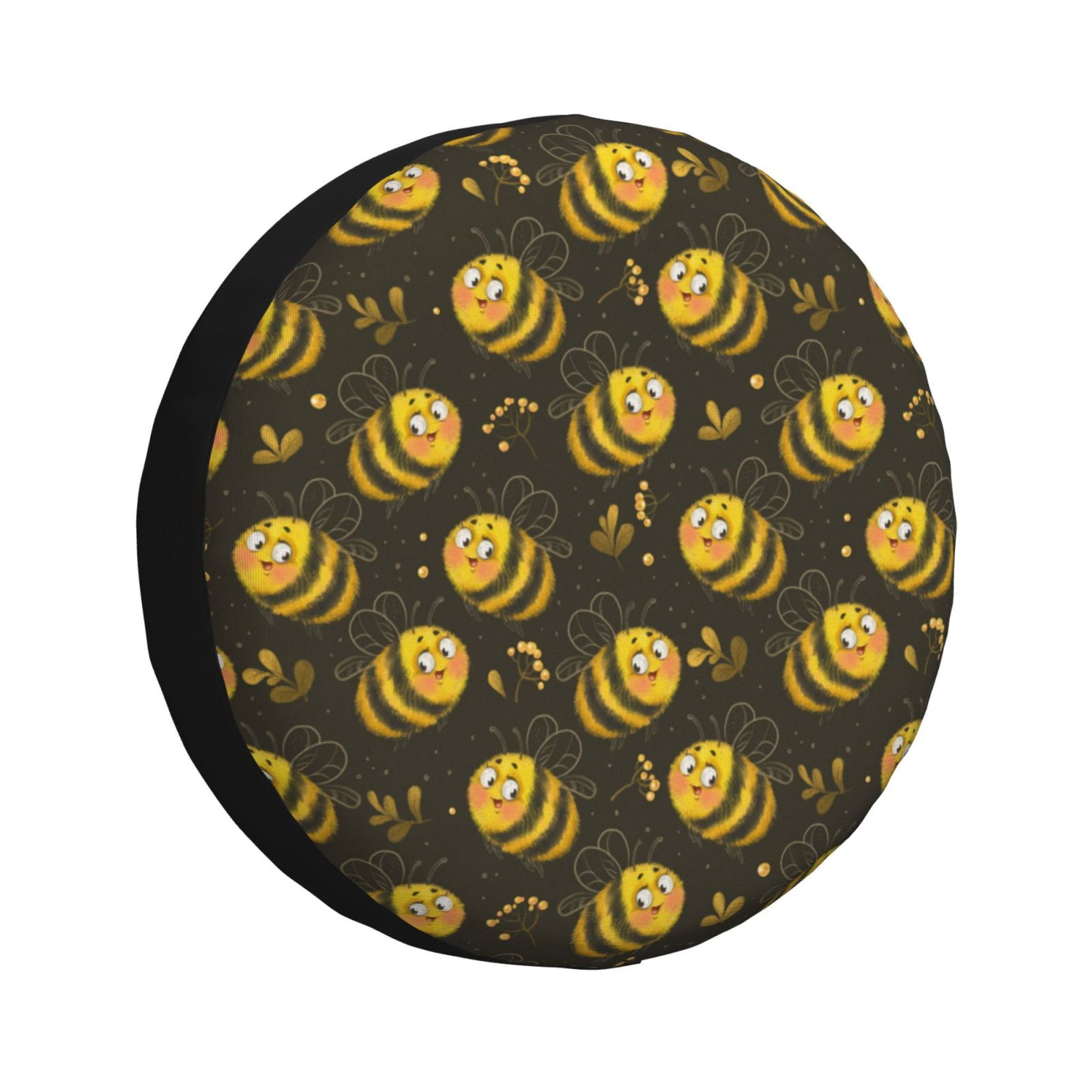Rateoe Cute Cartoon Bees Pattern Tire Cover Wheel Protectors ...