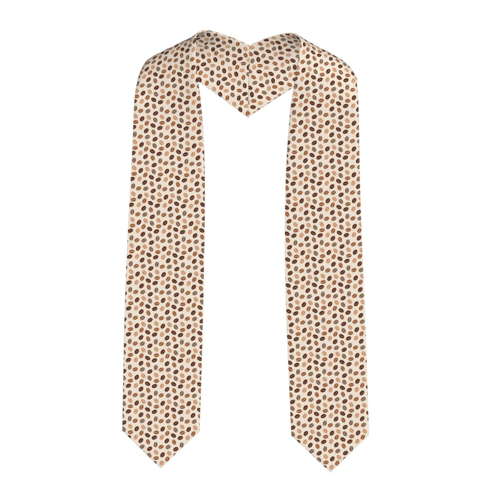 Rateoe Cute Coffee Bean Print Pattern Graduation Shawl Stole – Elegant ...