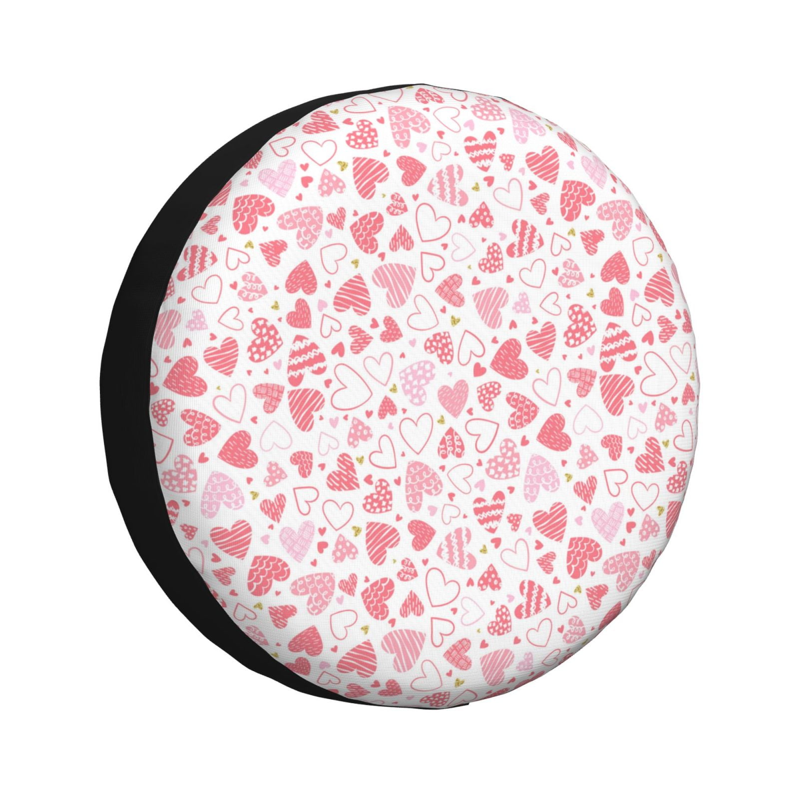 Rateoe Cute Hand Drawn Hearts Pattern Tire Cover Wheel Protectors ...