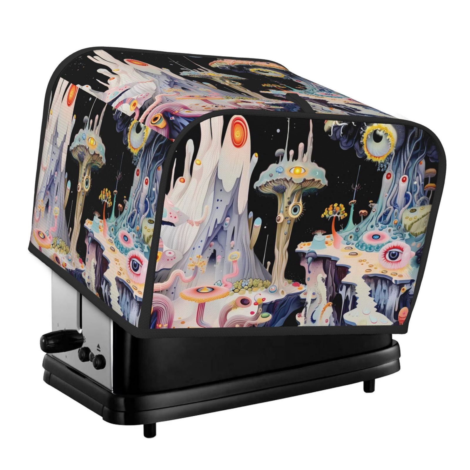 Rateoe Cute Mushroom Landscape Pattern Toaster Covers 4 Slice Wide Slot ...