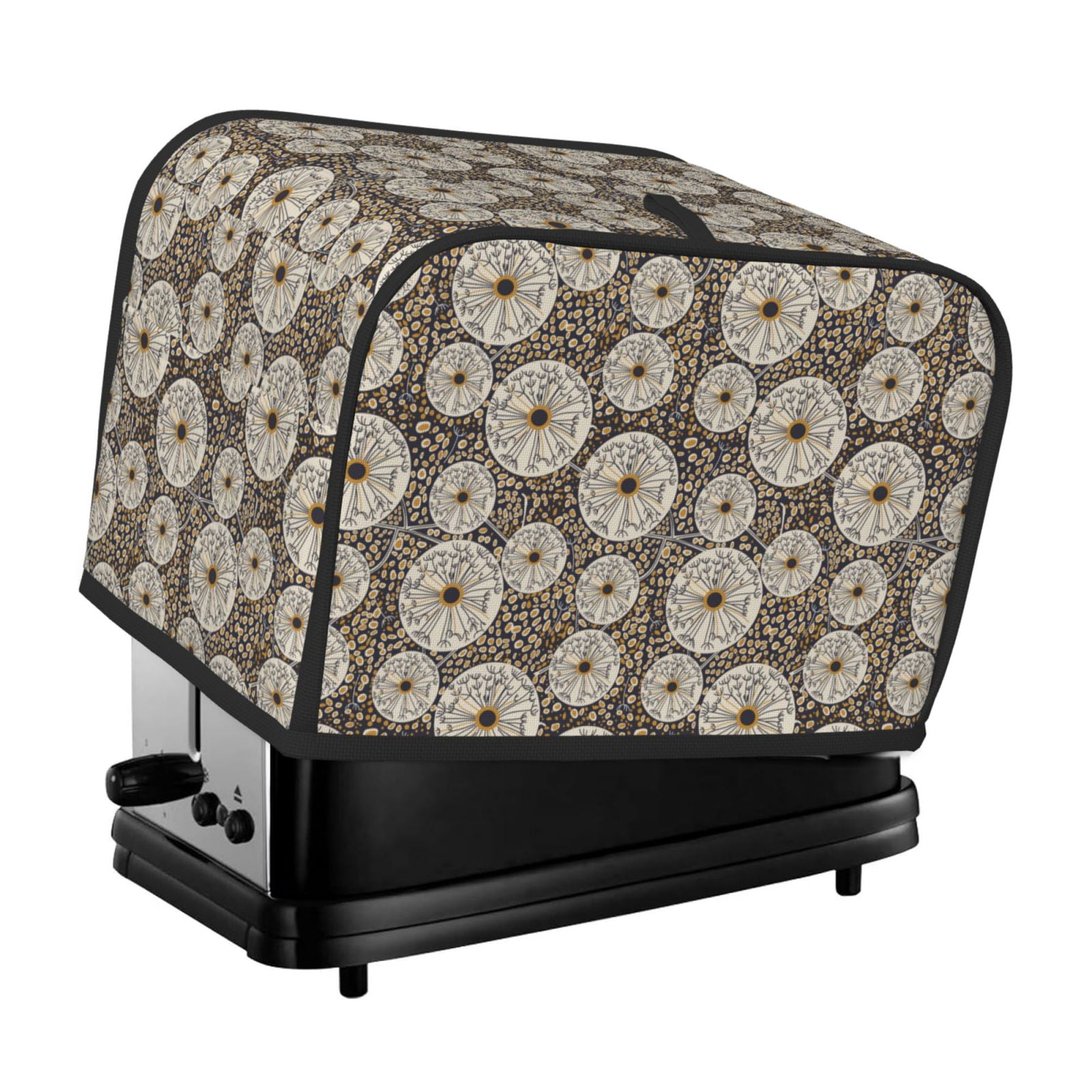 Rateoe Dandelion Flower Pattern Toaster Covers 2 Slice Wide Slot,Bread ...