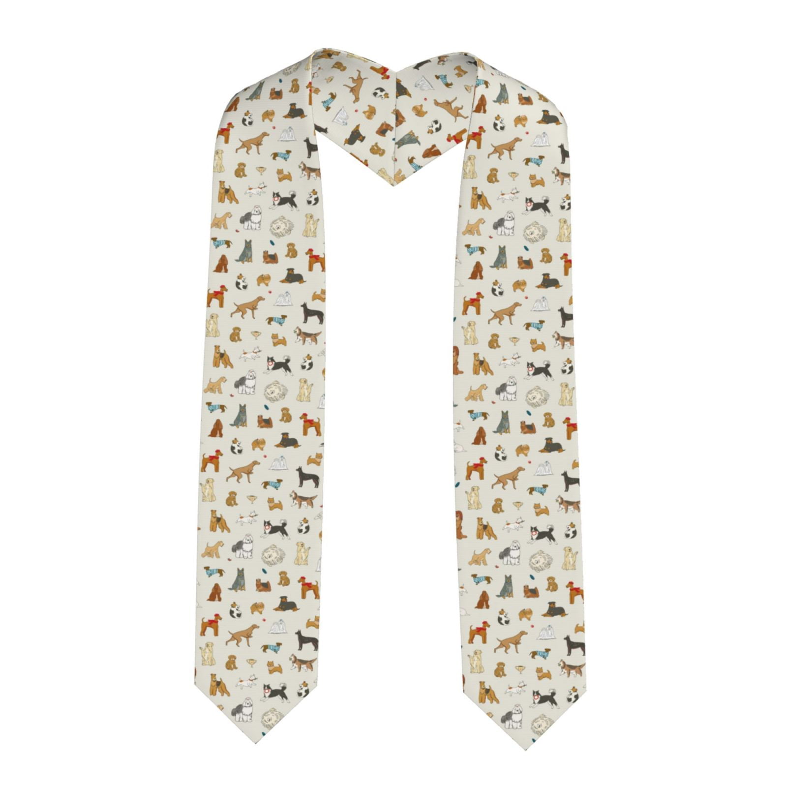 Rateoe Dogs Funny Pets Pattern Graduation Shawl Stole – Elegant Stole ...