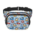 Rateoe Dogs With Pool Floats Print Fanny Pack Belt Bag for Women and ...