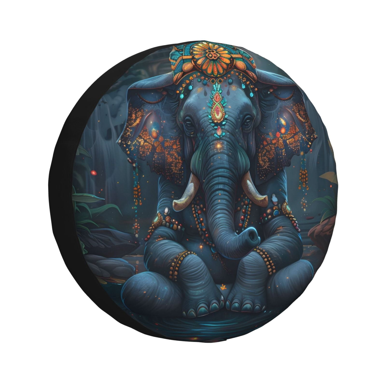 Rateoe Exotic Elephant Pattern Tire Cover Wheel Protectors Weatherproof ...