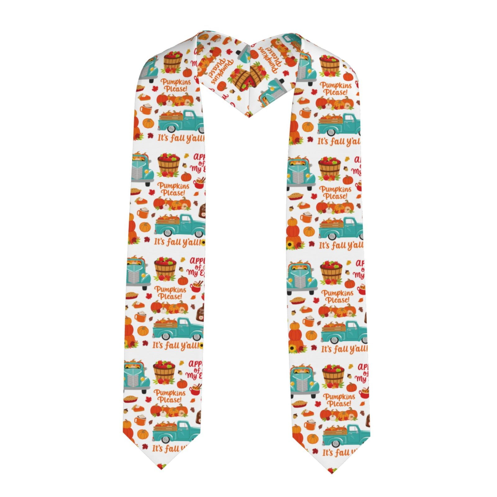 Rateoe Fall Pumpkins Pattern Graduation Shawl Stole – Elegant Stole for ...