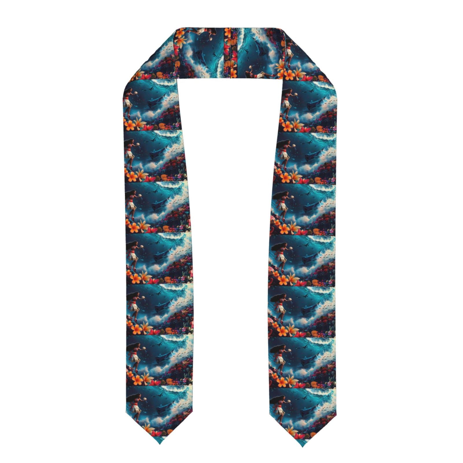 Rateoe Fantasy Underwater Adventure Pattern Graduation Shawl Stole ...
