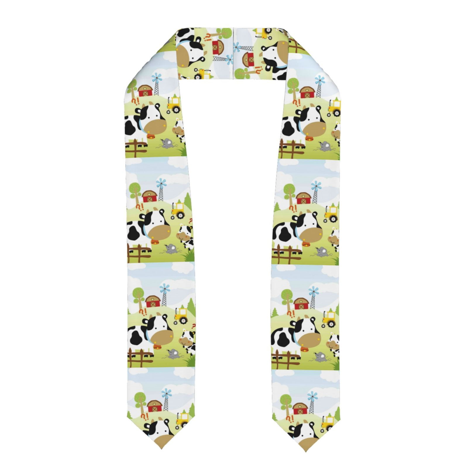 Rateoe Farmfield with Cute Animals Pattern Graduation Shawl Stole ...