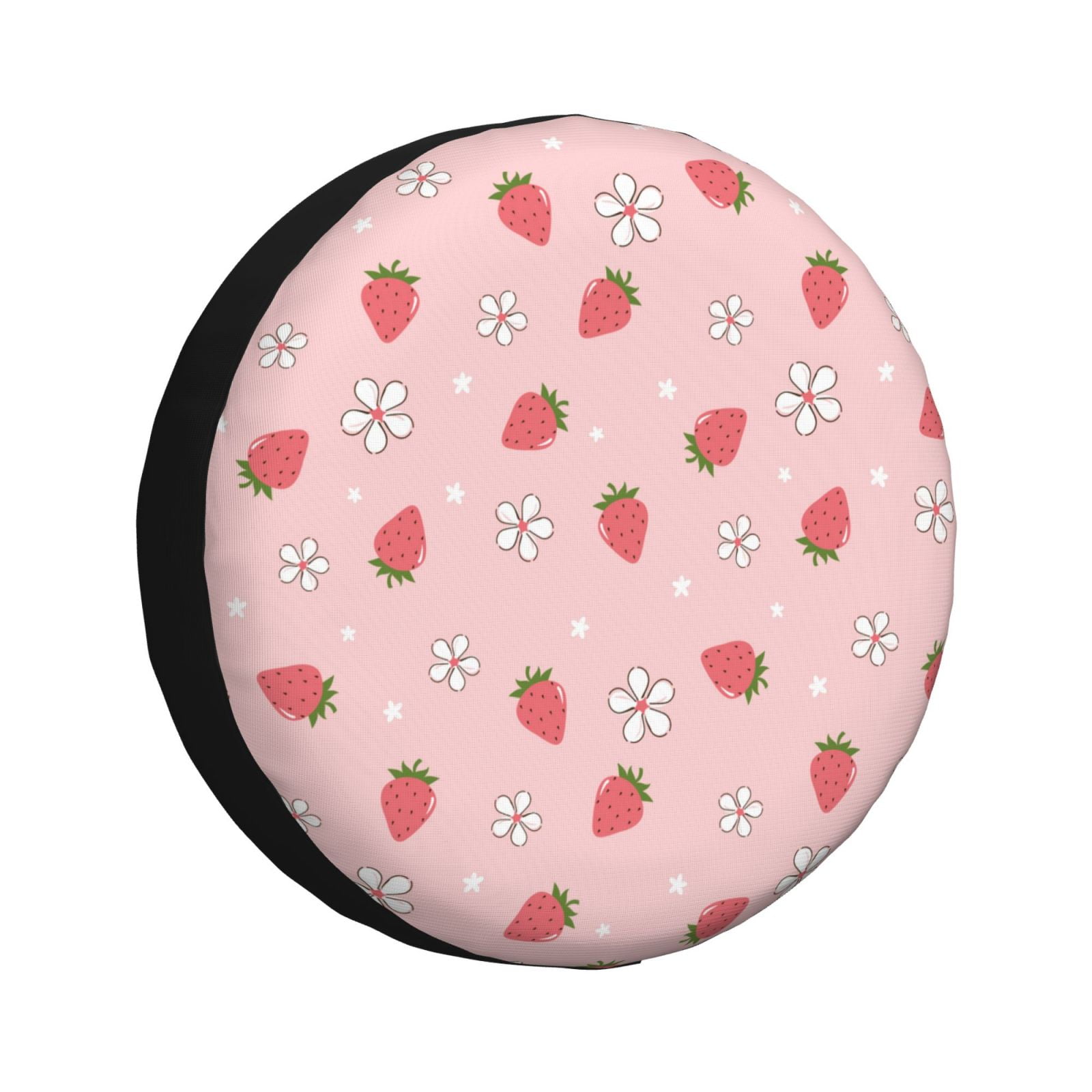 Rateoe Floral Strawberr Pattern Tire Cover Wheel Protectors ...