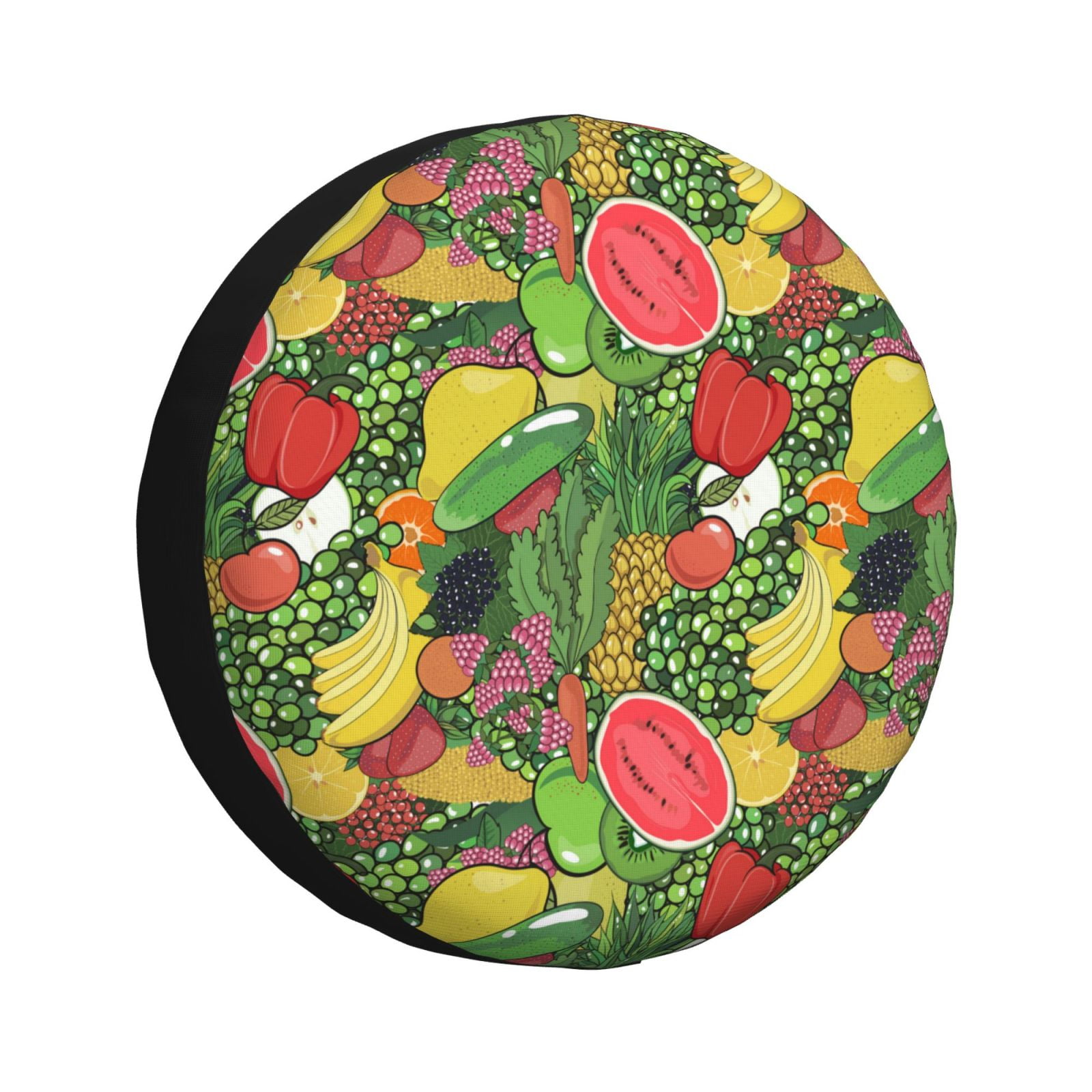 Rateoe Fruits Vegetables And Berries Pattern Tire Cover Wheel ...