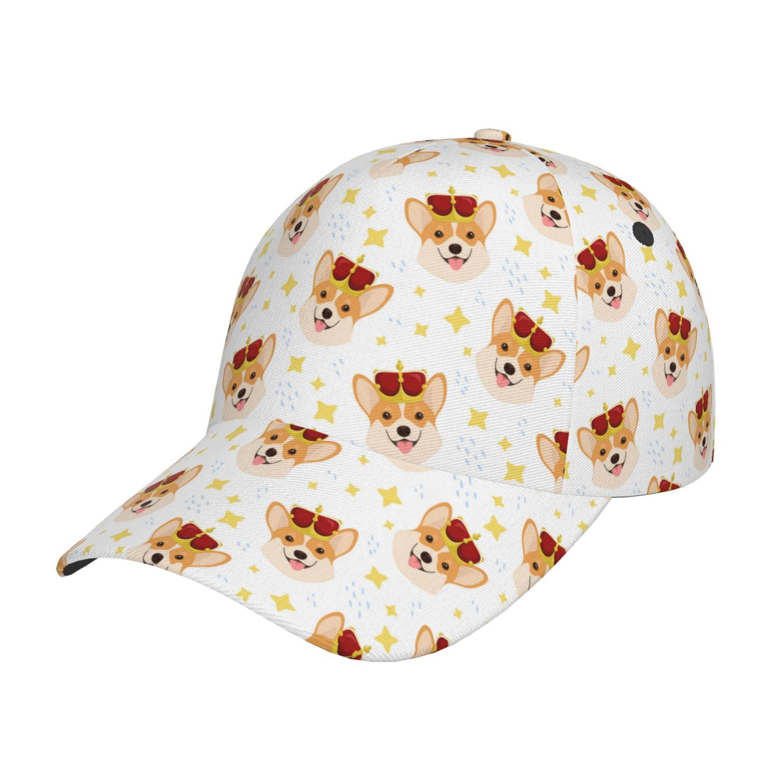 Rateoe Funny Corgi Pattern Baseball Cap Outdoor Cap Mountain Dad Hat ...