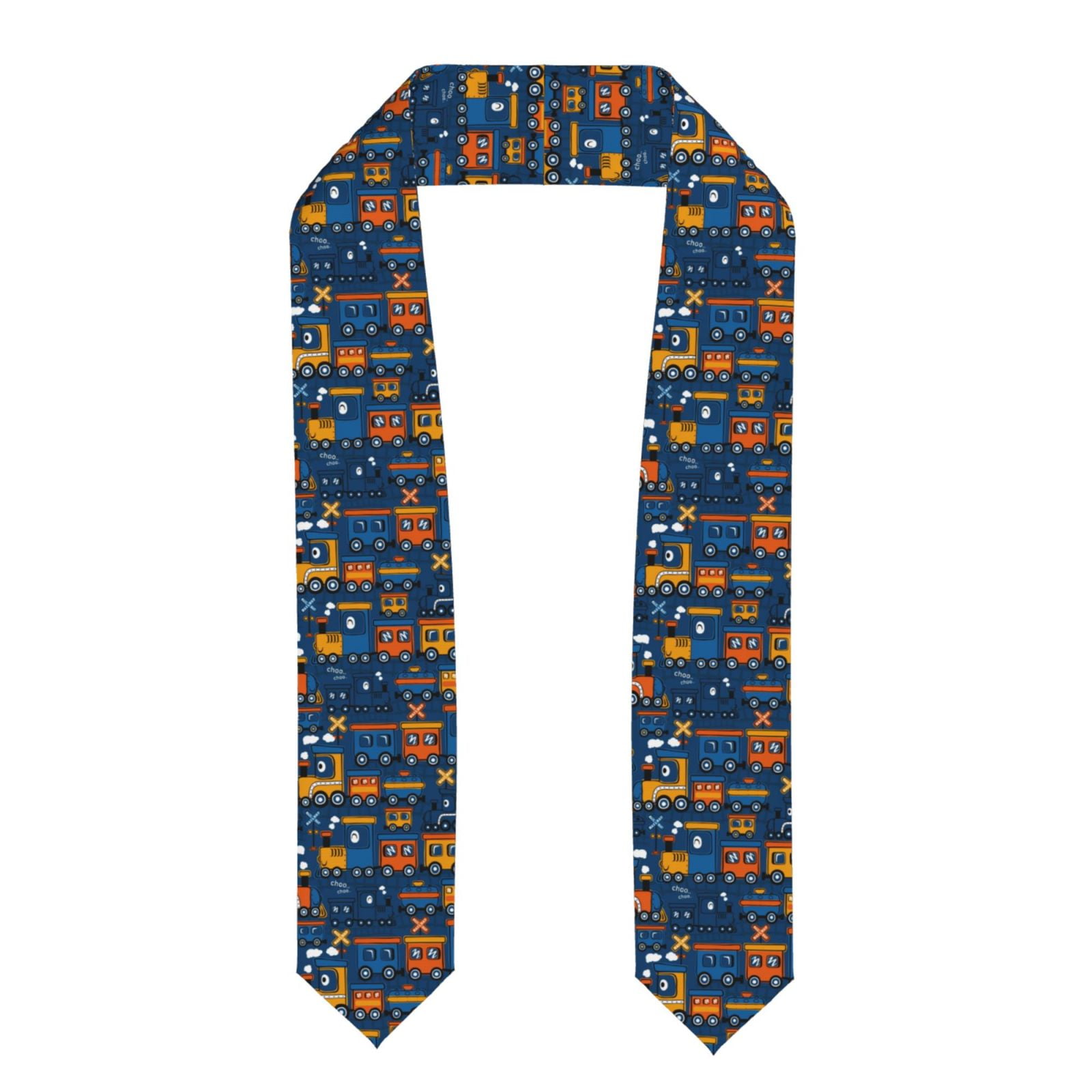 Rateoe Funny Steam Train Pattern Graduation Shawl Stole – Elegant Stole ...