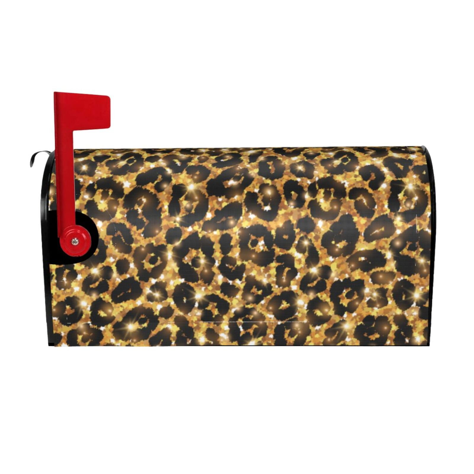 Rateoe Gold Glitter Leopard Printed Mailbox Covers - Easy to Install ...
