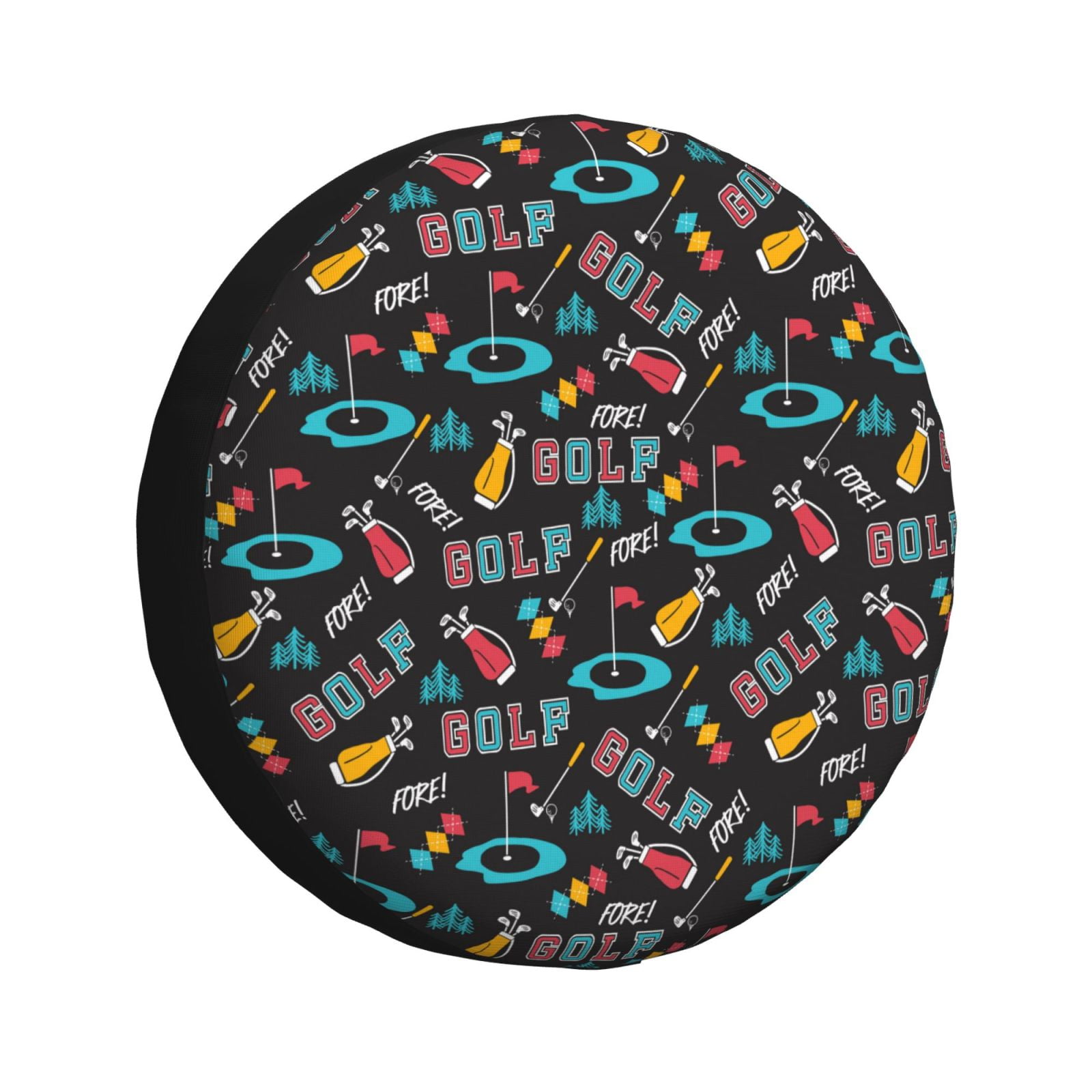 Rateoe Golf Accessories Pattern Tire Cover Wheel Protectors ...