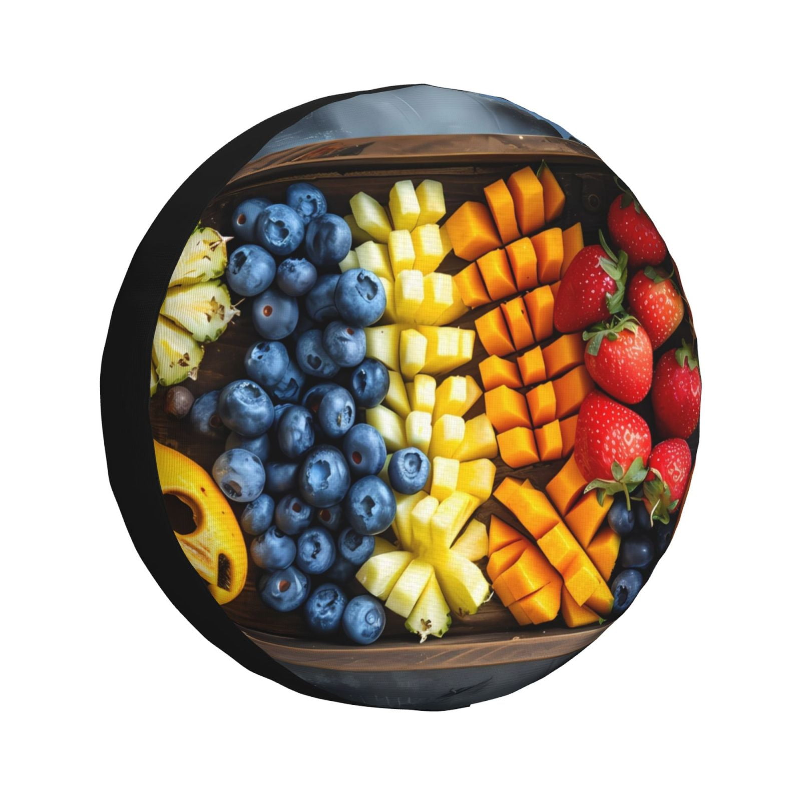 Rateoe Halloween Fruit Platter Pattern Tire Cover Wheel Protectors ...