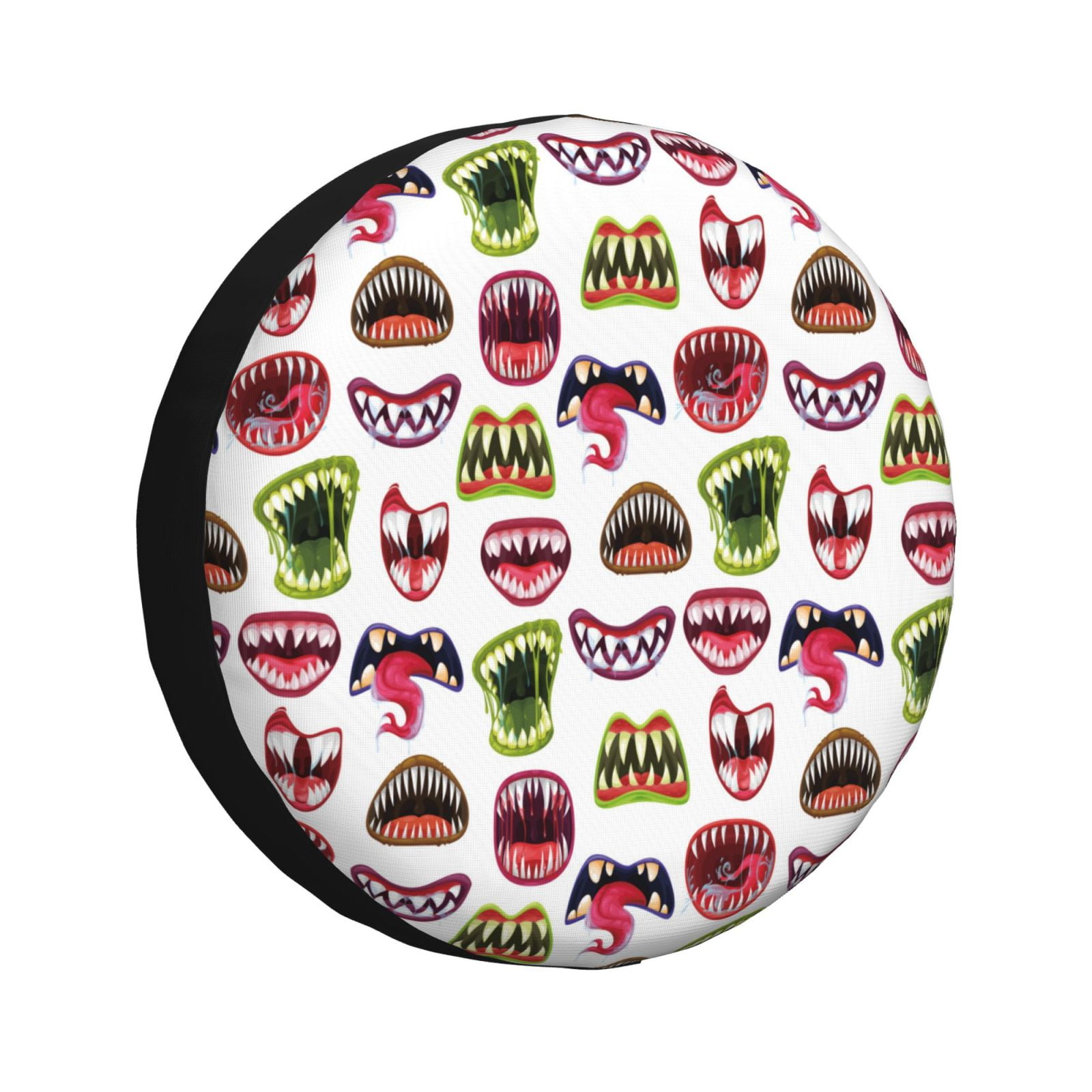 Rateoe Halloween Mouth Pattern Tire Cover Wheel Protectors Weatherproof ...