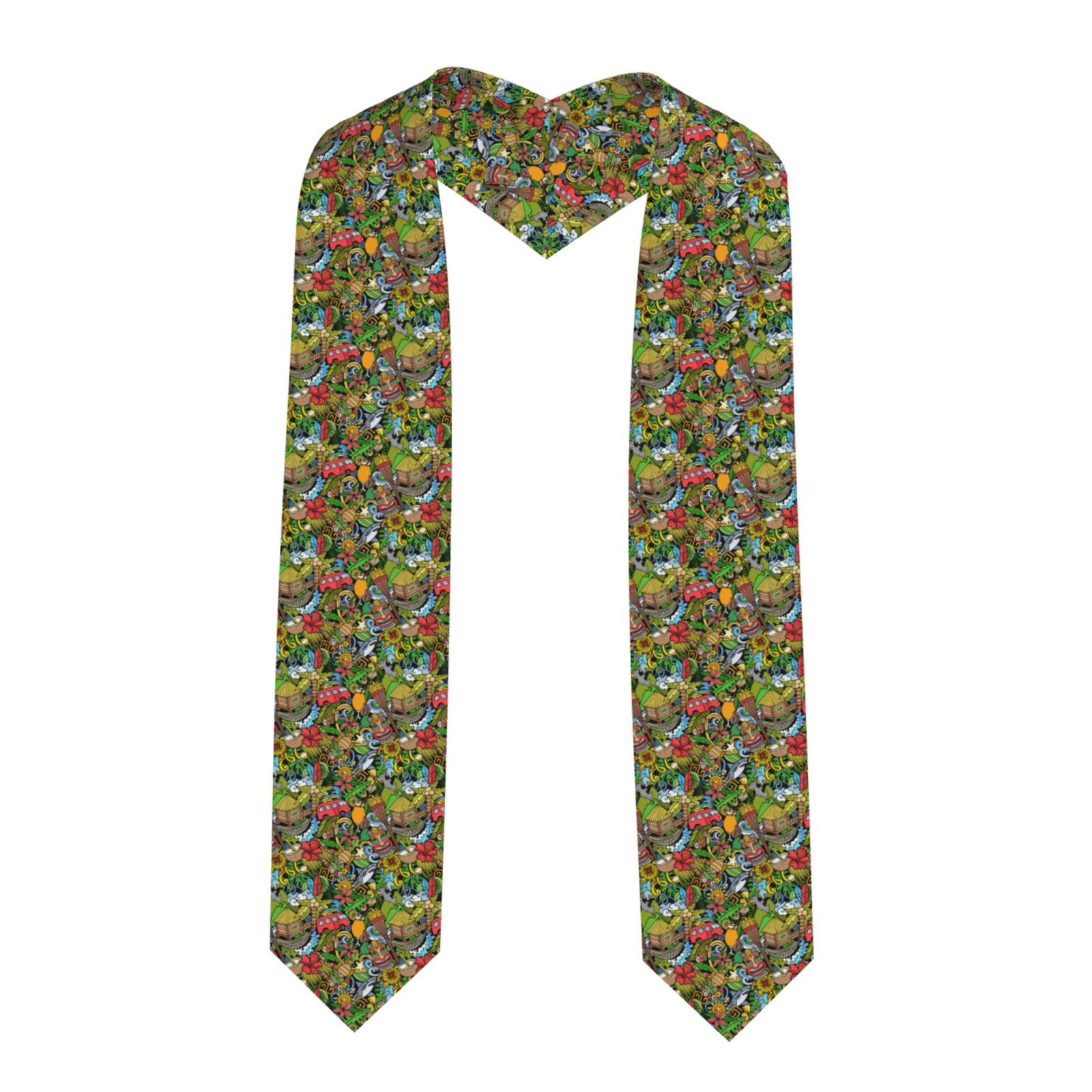 Rateoe Hawaiian Culture Symbols 1 Pattern Graduation Shawl Stole ...