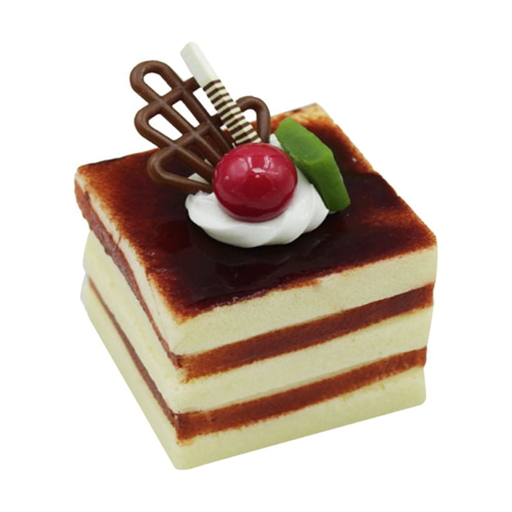 Realistic Artificial Desserts For Display Fake Cake Slicer Food Model ...
