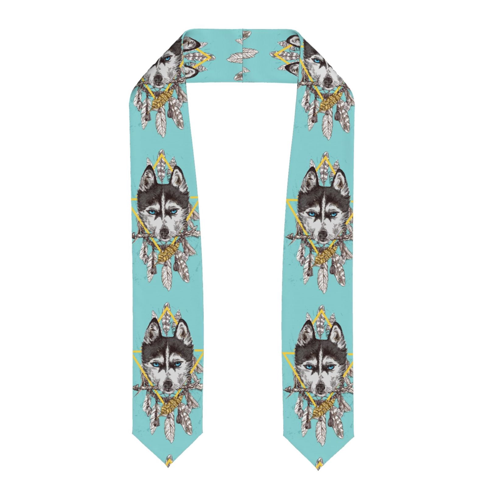 Rateoe Husky With Dreamcatcher Pattern Graduation Shawl Stole – Elegant ...