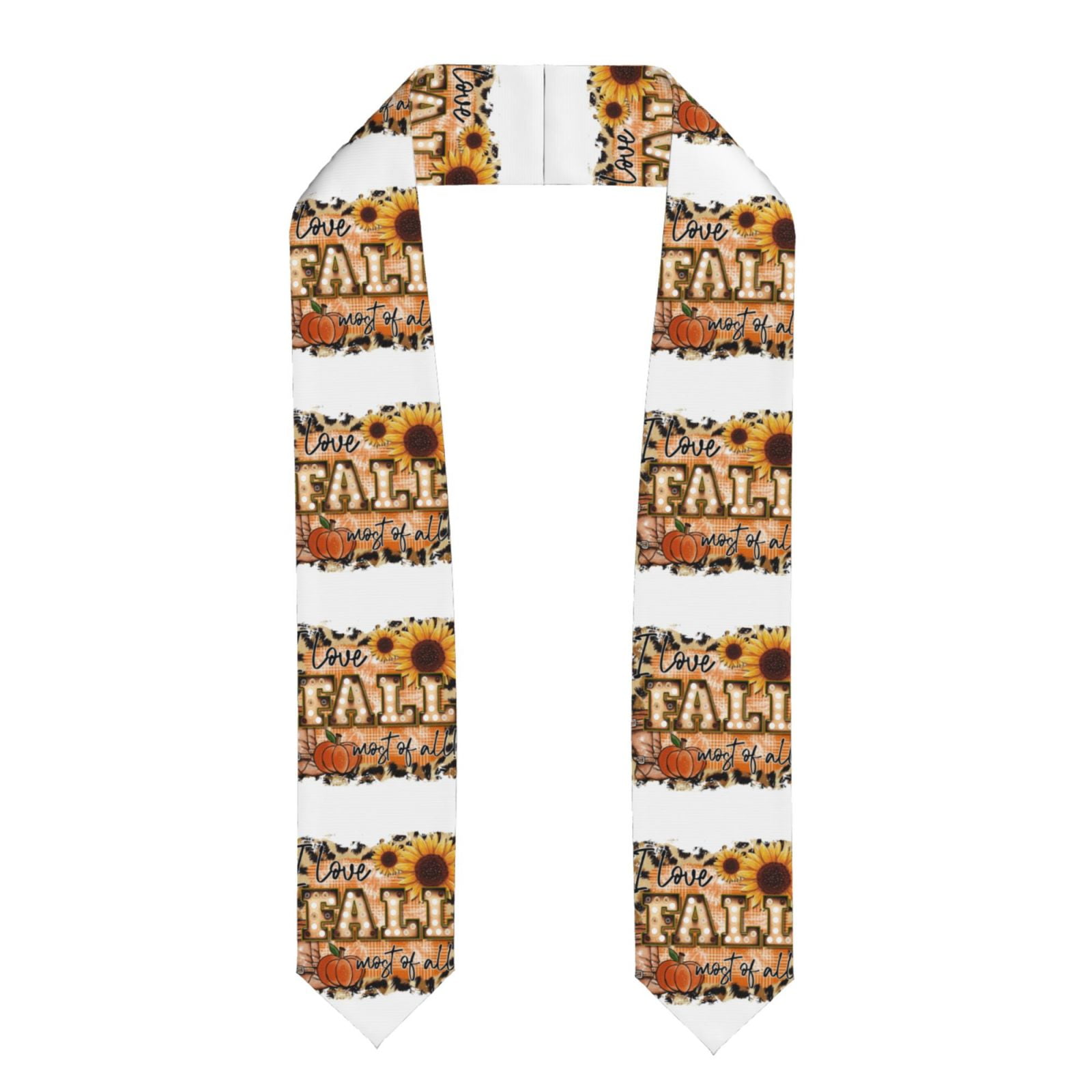 Rateoe I Love Fall Most Of All Pattern Graduation Shawl Stole – Elegant ...