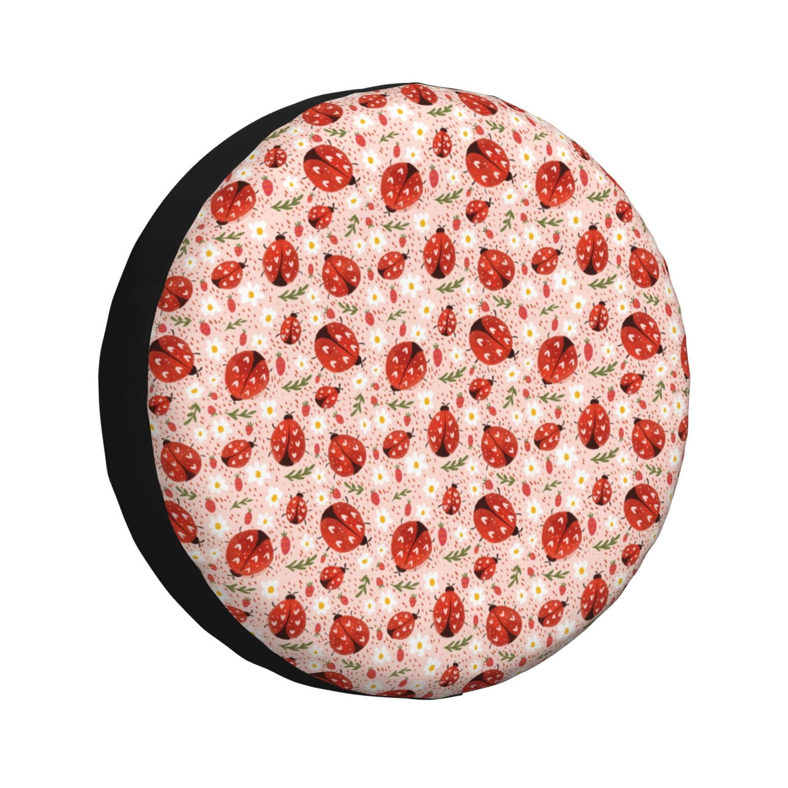 Rateoe Ladybugs With Heart Spots Pattern Tire Cover Wheel Protectors ...