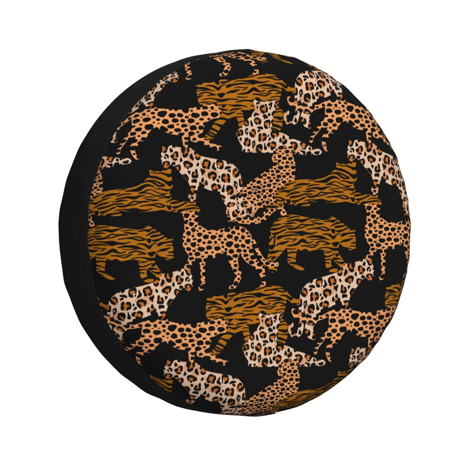 Rateoe Leopard Print Pattern Tire Cover Wheel Protectors Weatherproof ...