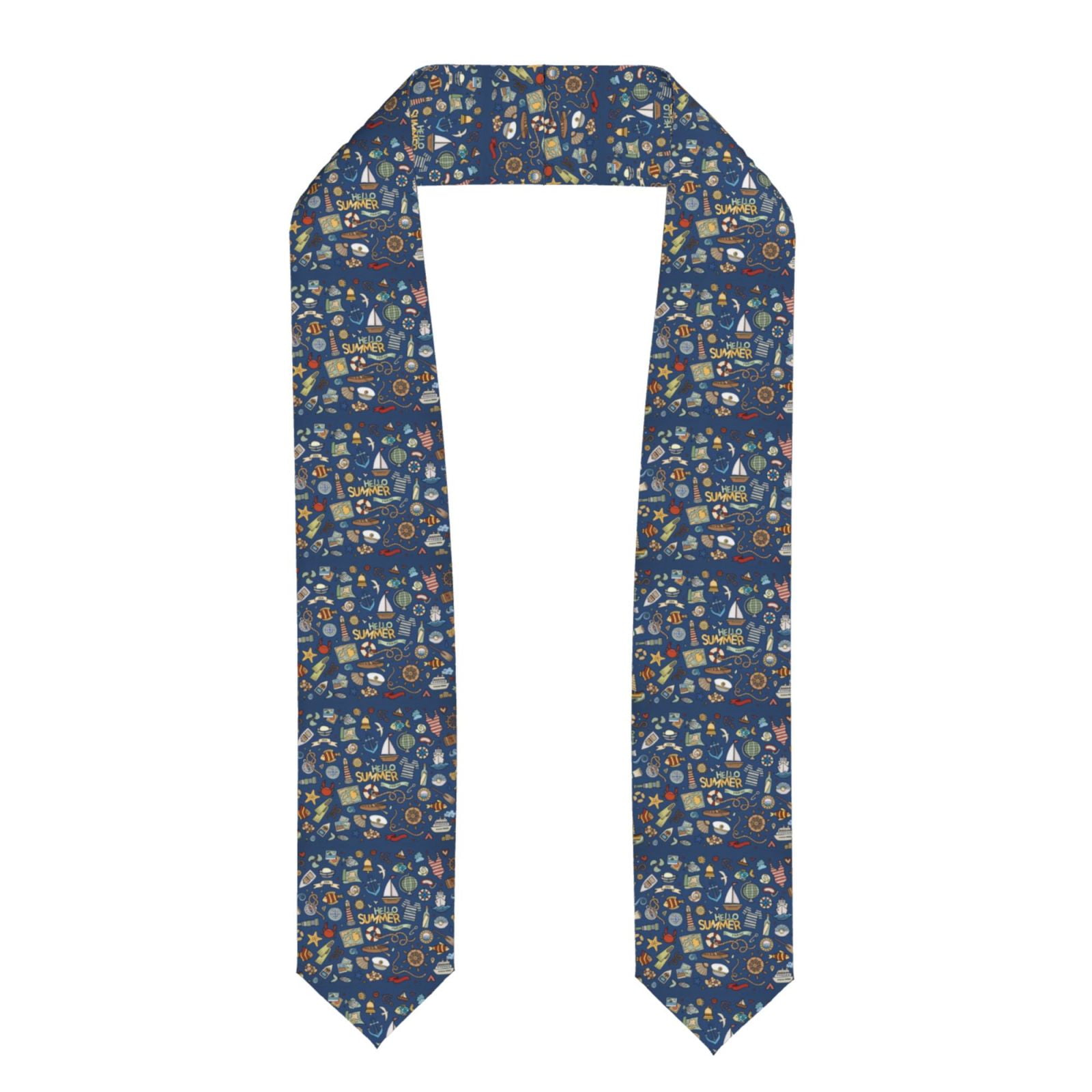 Rateoe Marine Nautical Pattern Graduation Shawl Stole – Elegant Stole ...