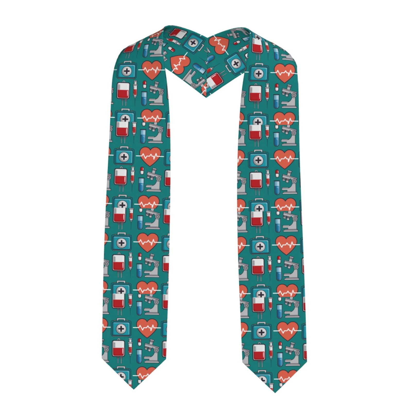 Rateoe Medical Elements Pattern Graduation Shawl Stole – Elegant Stole ...
