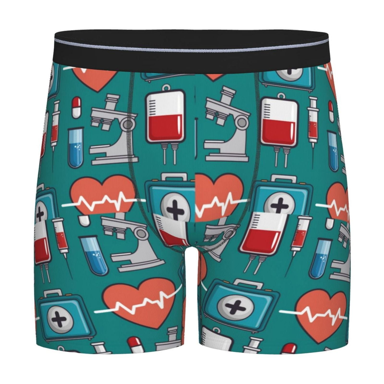Rateoe Medical Elements Print Men’s Underwear Boxer Briefs Soft ...