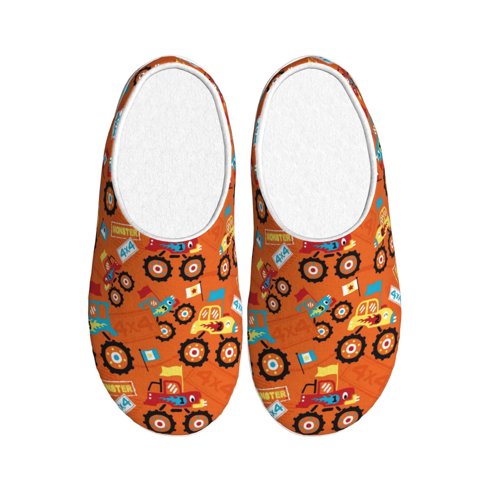 Rateoe Monster Truck,Truck Cartoon Print Women's Men's Cotton Knit ...