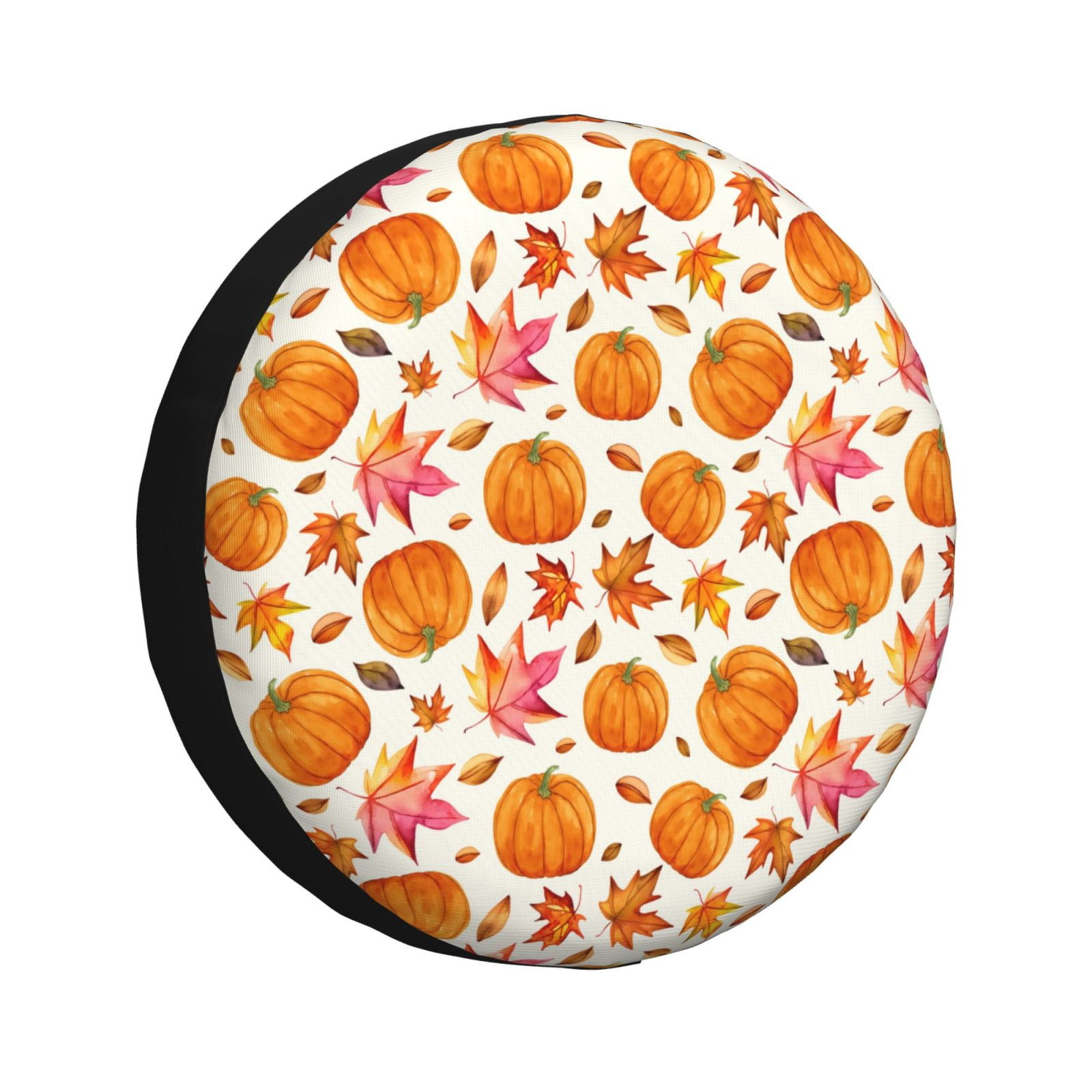 Rateoe Orange Autumn Leaves Pattern Tire Cover Wheel Protectors ...