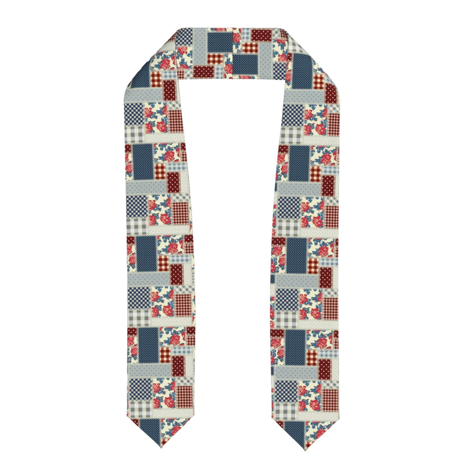 Rateoe Patchwork In Country Style Pattern Graduation Shawl Stole ...