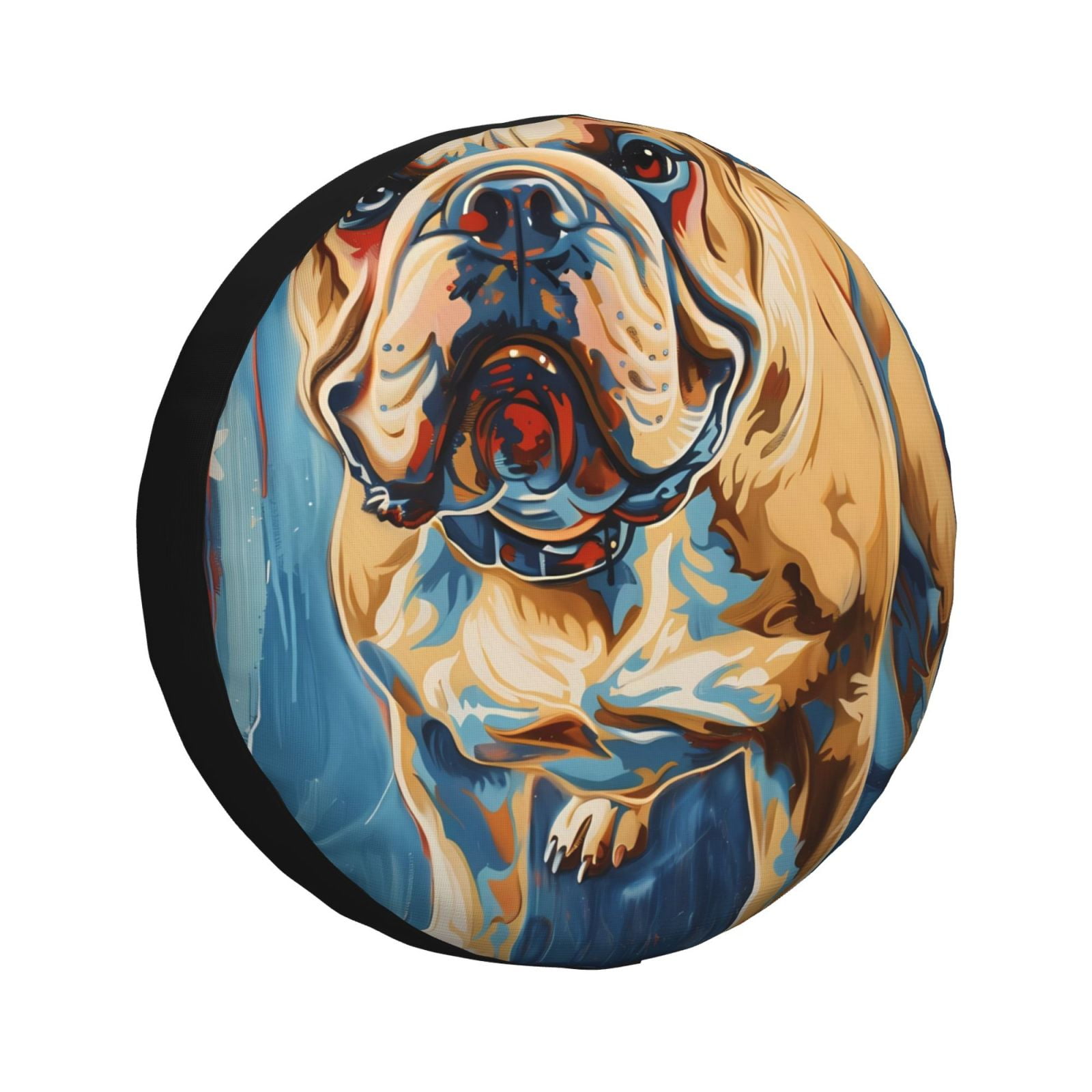 Rateoe Patriotic Bulldog Welcome Pattern Tire Cover Wheel Protectors ...