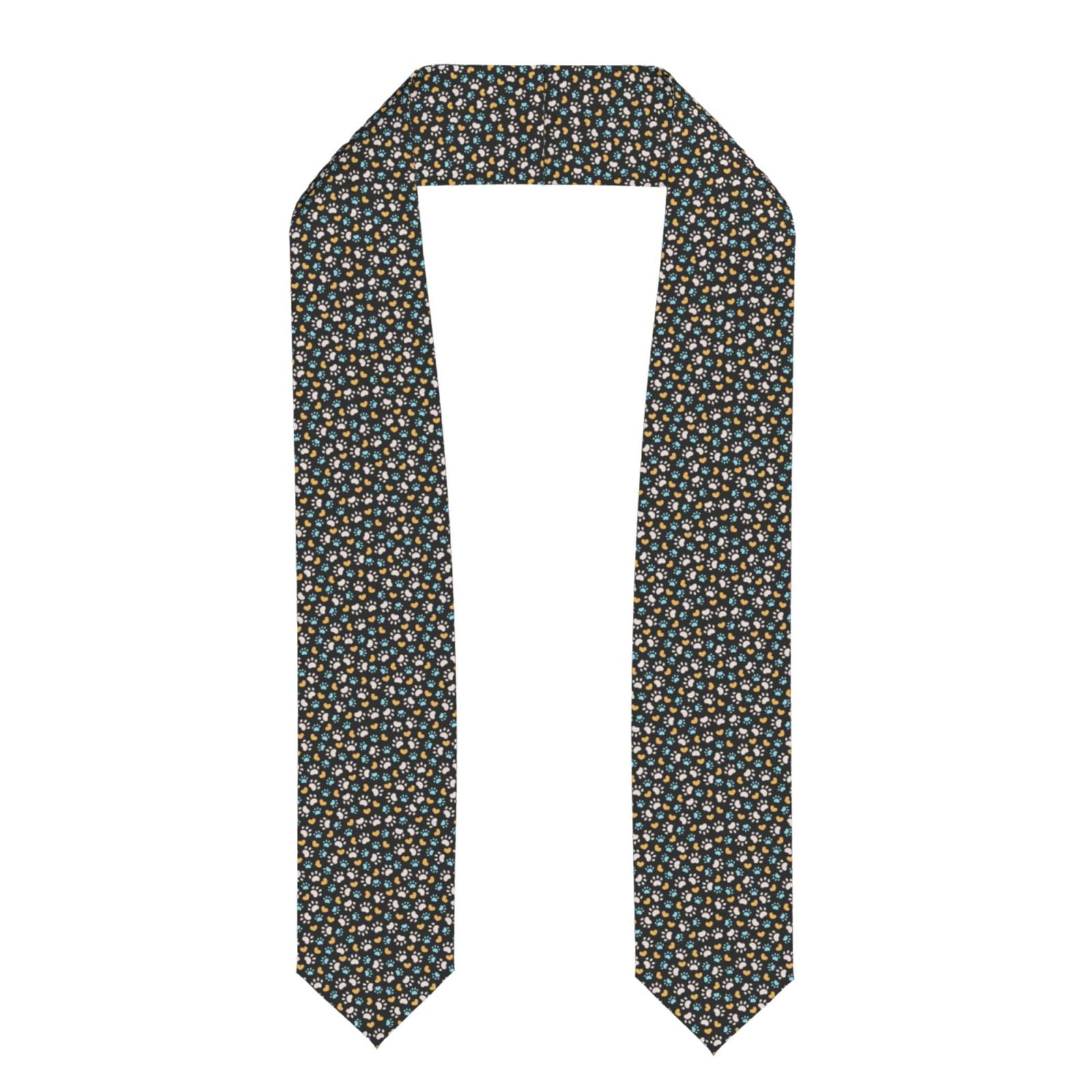 Rateoe Paw Animal Pattern Graduation Shawl Stole – Elegant Stole for ...