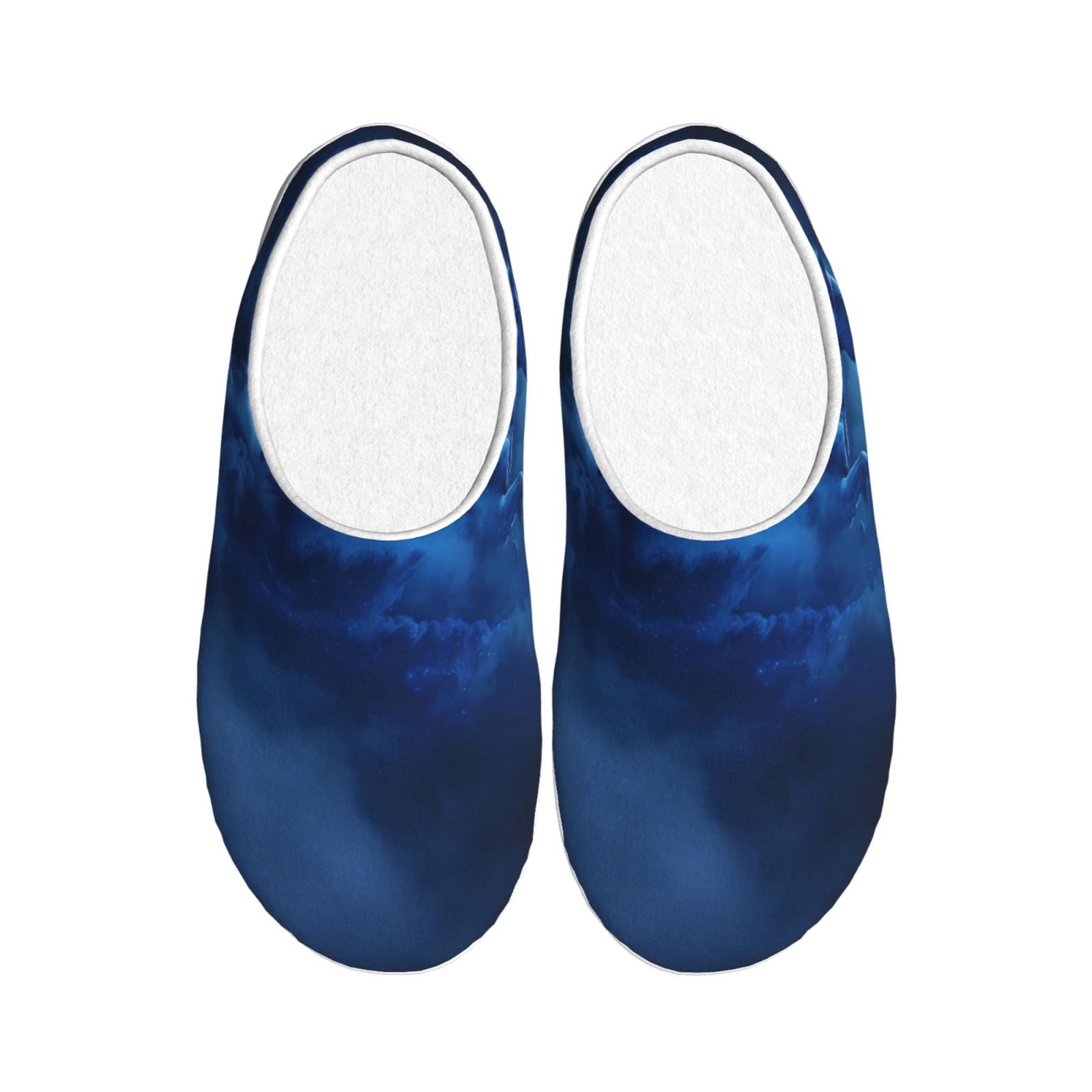 Rateoe Pegasus Night Sky Print Women's Men's Cotton Knit Slippers ...