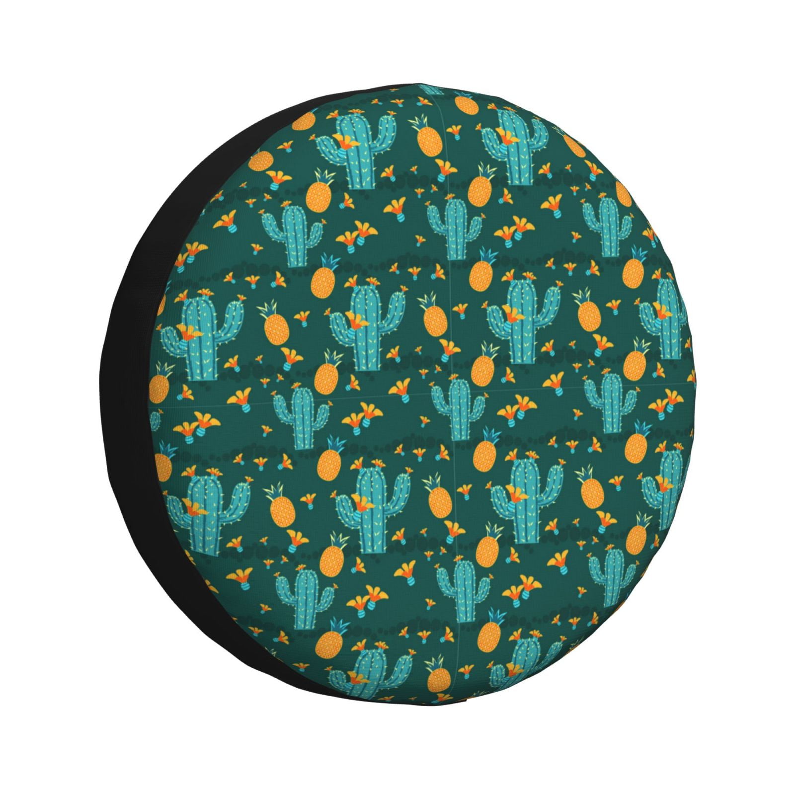 Rateoe Pineapple And Cactus Pattern Tire Cover Wheel Protectors ...