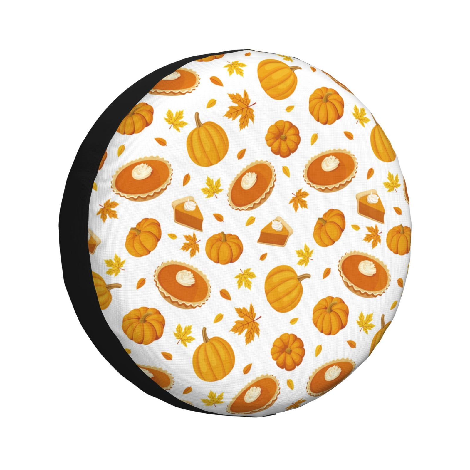 Rateoe Pumpkin Maple Leaves Pattern Tire Cover Wheel Protectors ...