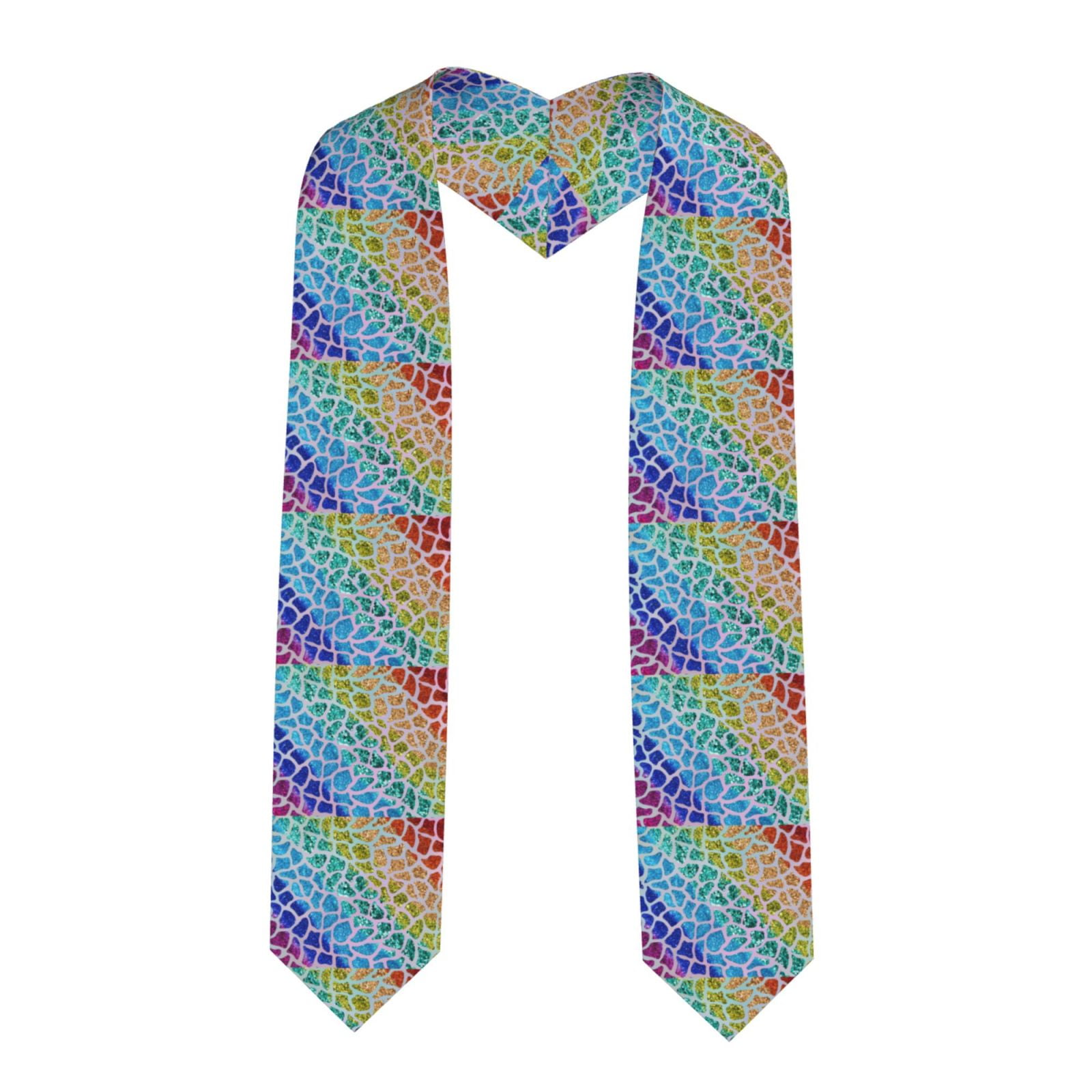 Rateoe Rainbow Glitter Pattern Graduation Shawl Stole – Elegant Stole ...