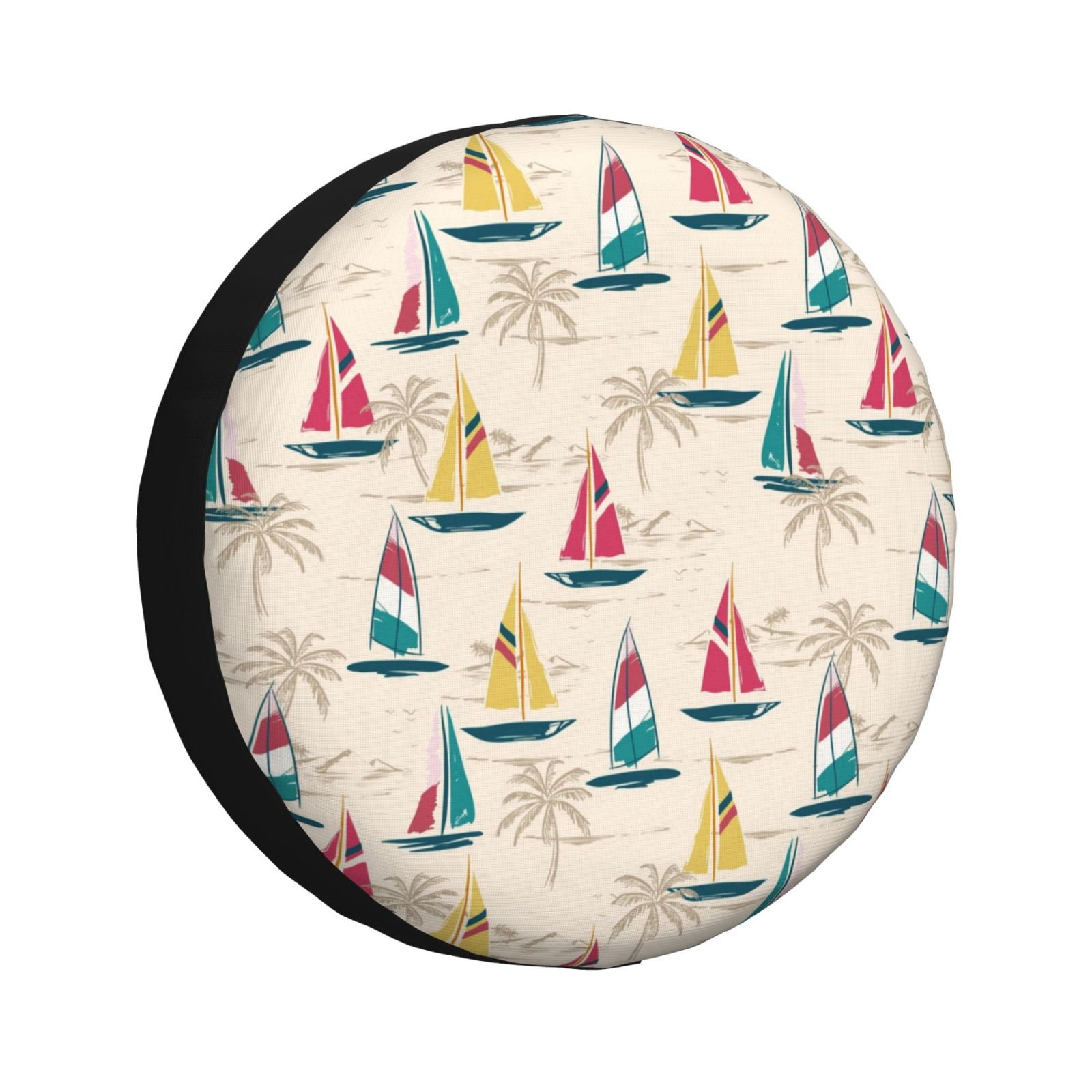 Rateoe Reto Marine Nautical Pattern Tire Cover Wheel Protectors ...