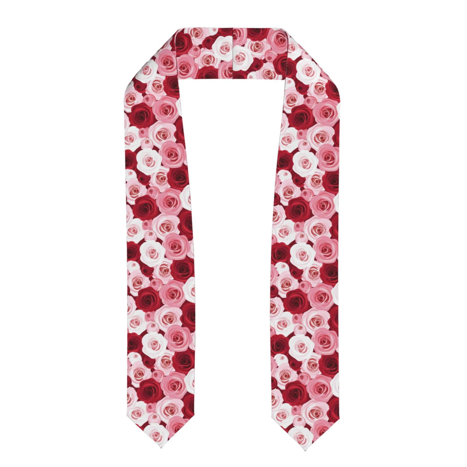 Rateoe Rose Pattern Graduation Shawl Stole – Elegant Stole for ...