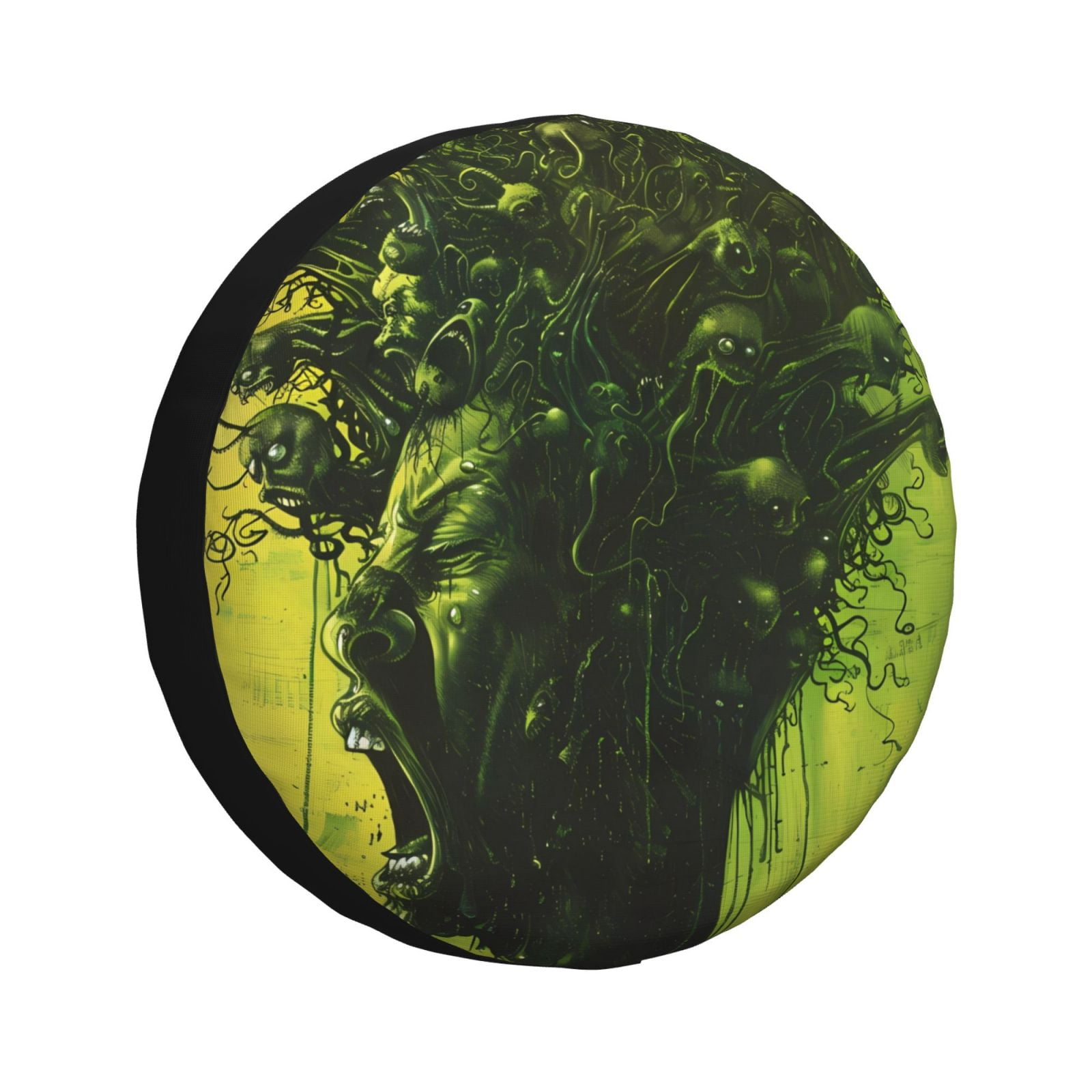 Rateoe Screaming Horror Art Pattern Tire Cover Wheel Protectors ...