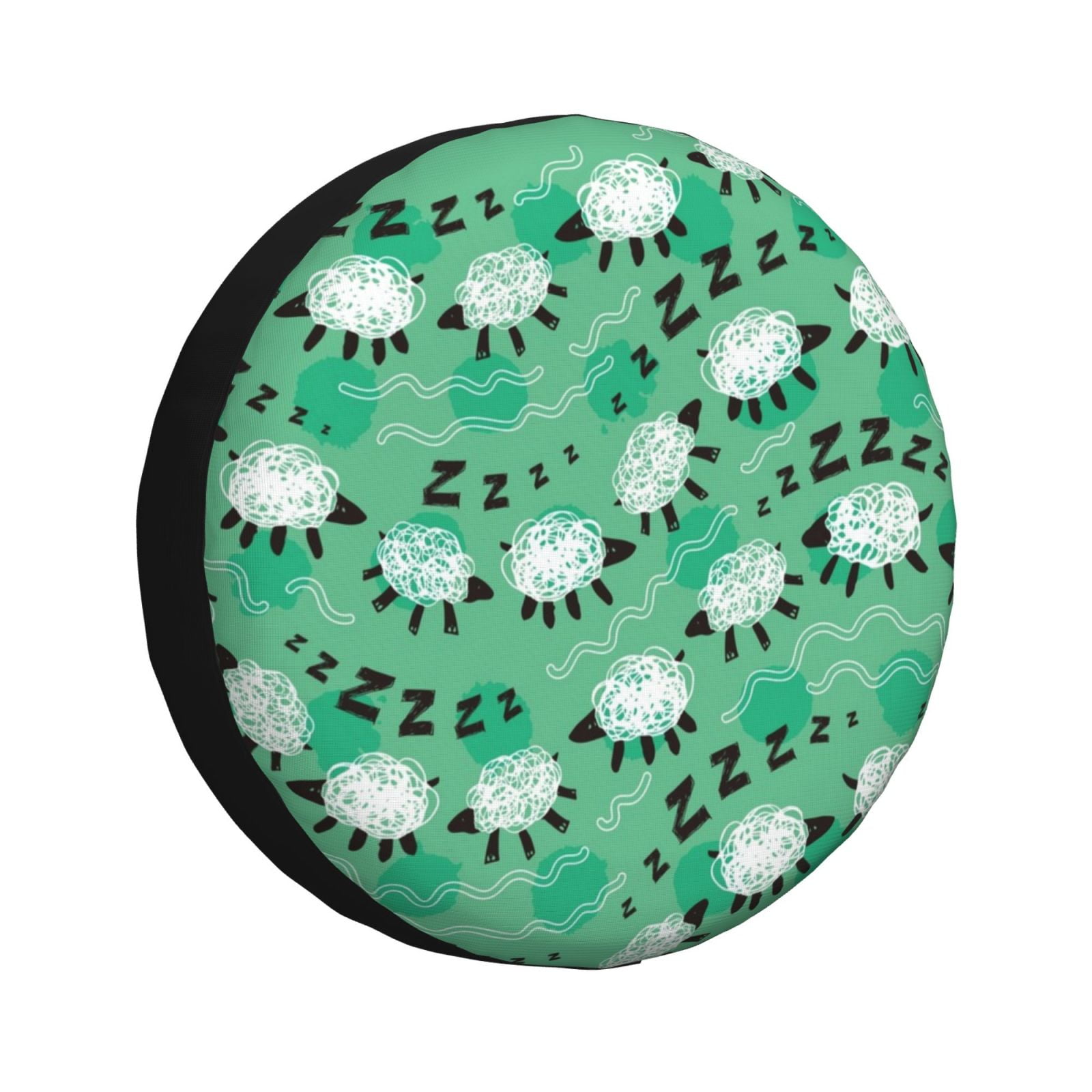 Rateoe Sheep Zzz Pattern Tire Cover Wheel Protectors Weatherproof Wheel ...