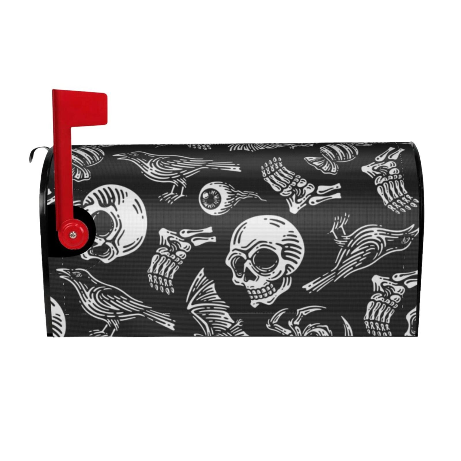 Rateoe Skull bird bat spider Printed Mailbox Covers - Easy to Install ...