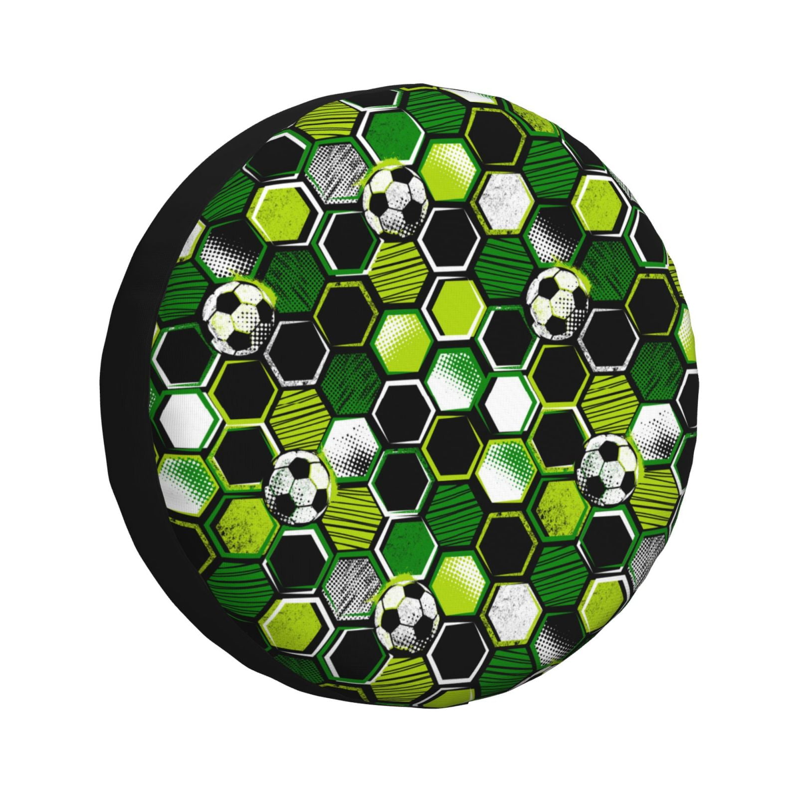 Rateoe Soccer1 Pattern Tire Cover Wheel Protectors Weatherproof Wheel ...