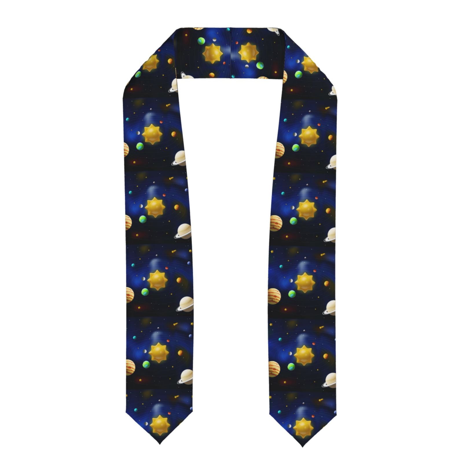 Rateoe Solar System Pattern Graduation Shawl Stole – Elegant Stole for ...