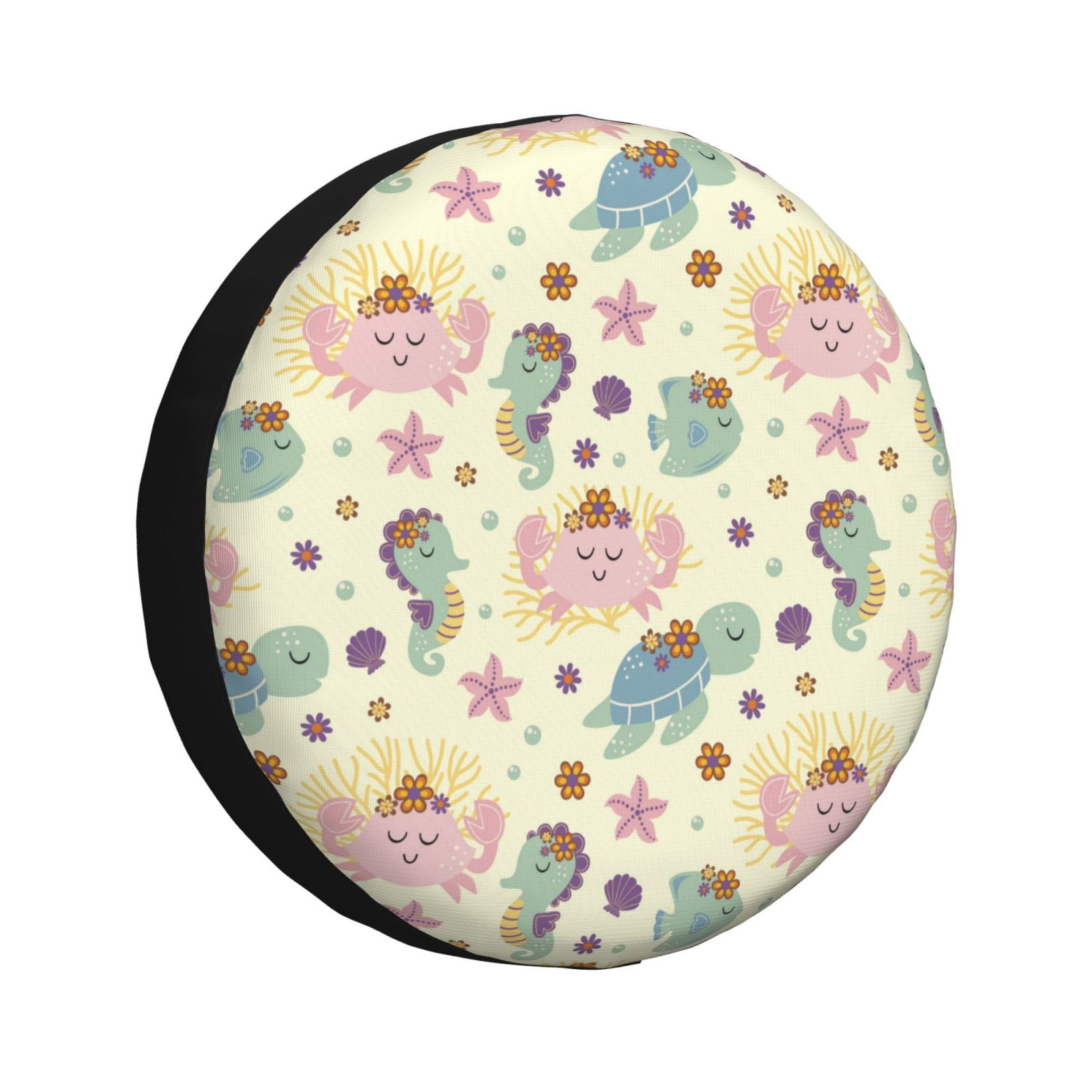 Rateoe Turtle Crab Sea Horse Pattern Tire Cover Wheel Protectors ...