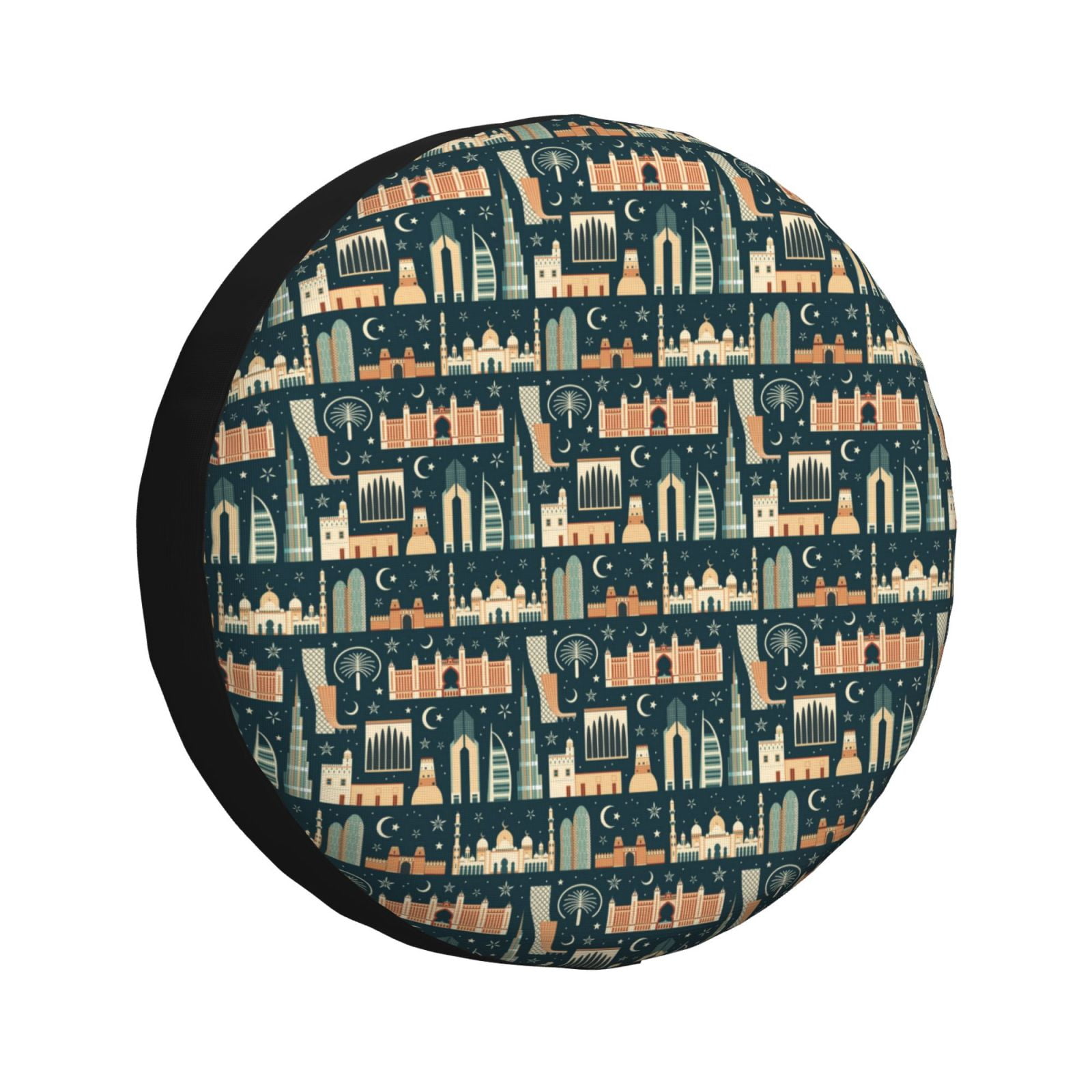 Rateoe UAE Travel1 1 Pattern Tire Cover Wheel Protectors Weatherproof ...