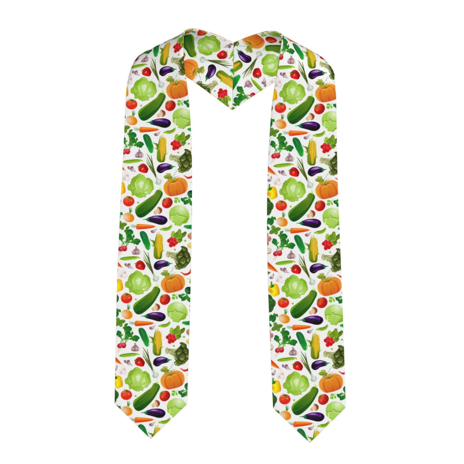 Rateoe Vegetables2 Pattern Graduation Shawl Stole – Elegant Stole for ...